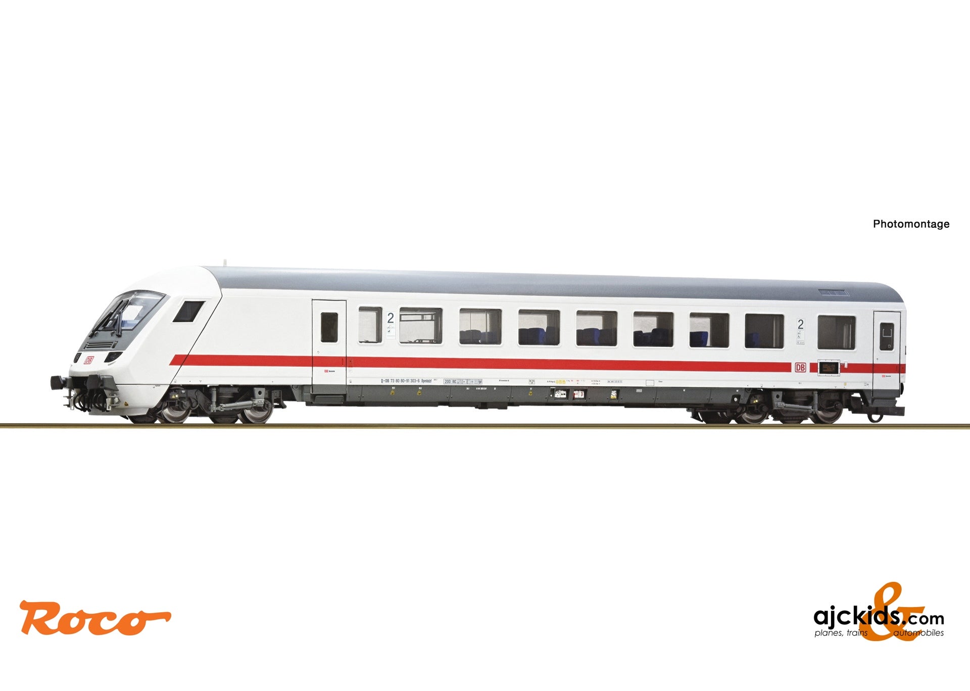 Roco 6210156 IC control cab coach, DB AG – Ajckids