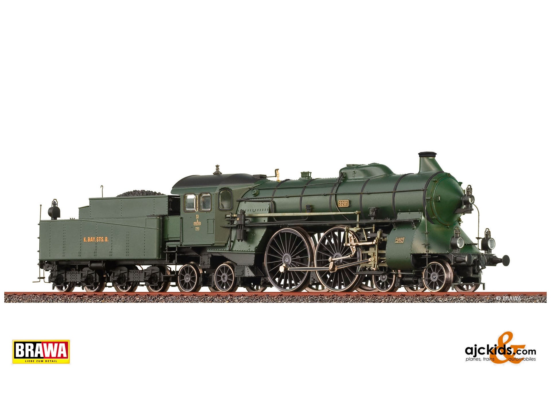 Brawa 70147 Express Train Locomotive BR S2/6 K.Bay.Sts.B. – Ajckids