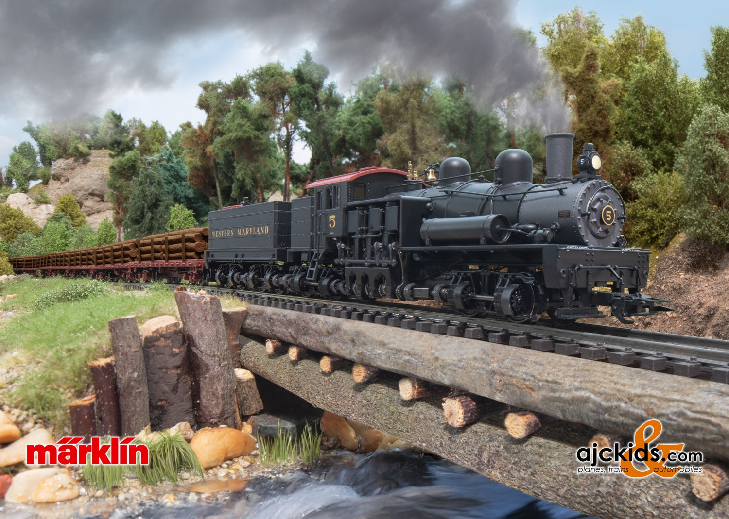 Marklin 38700 US Shay Design Gear Drive Steam Locomotive – Ajckids
