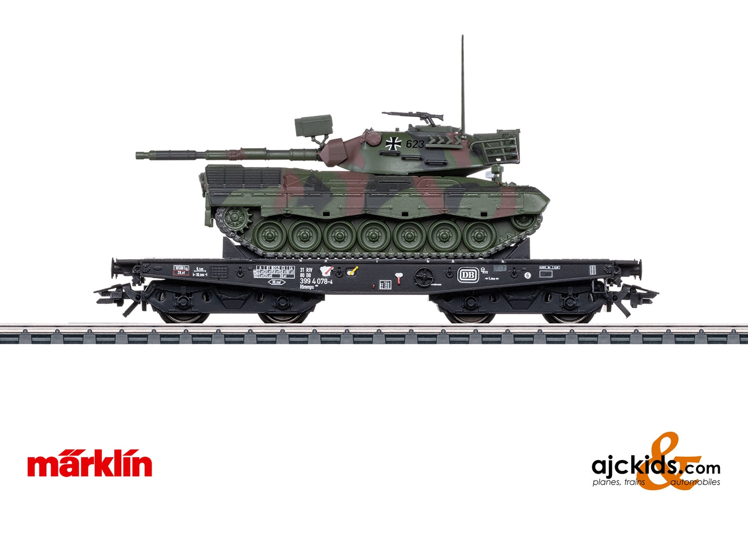 Marklin 48878 (Marklin 048878) Type Rlmmps Heavy-Duty Flat Car – Ajckids
