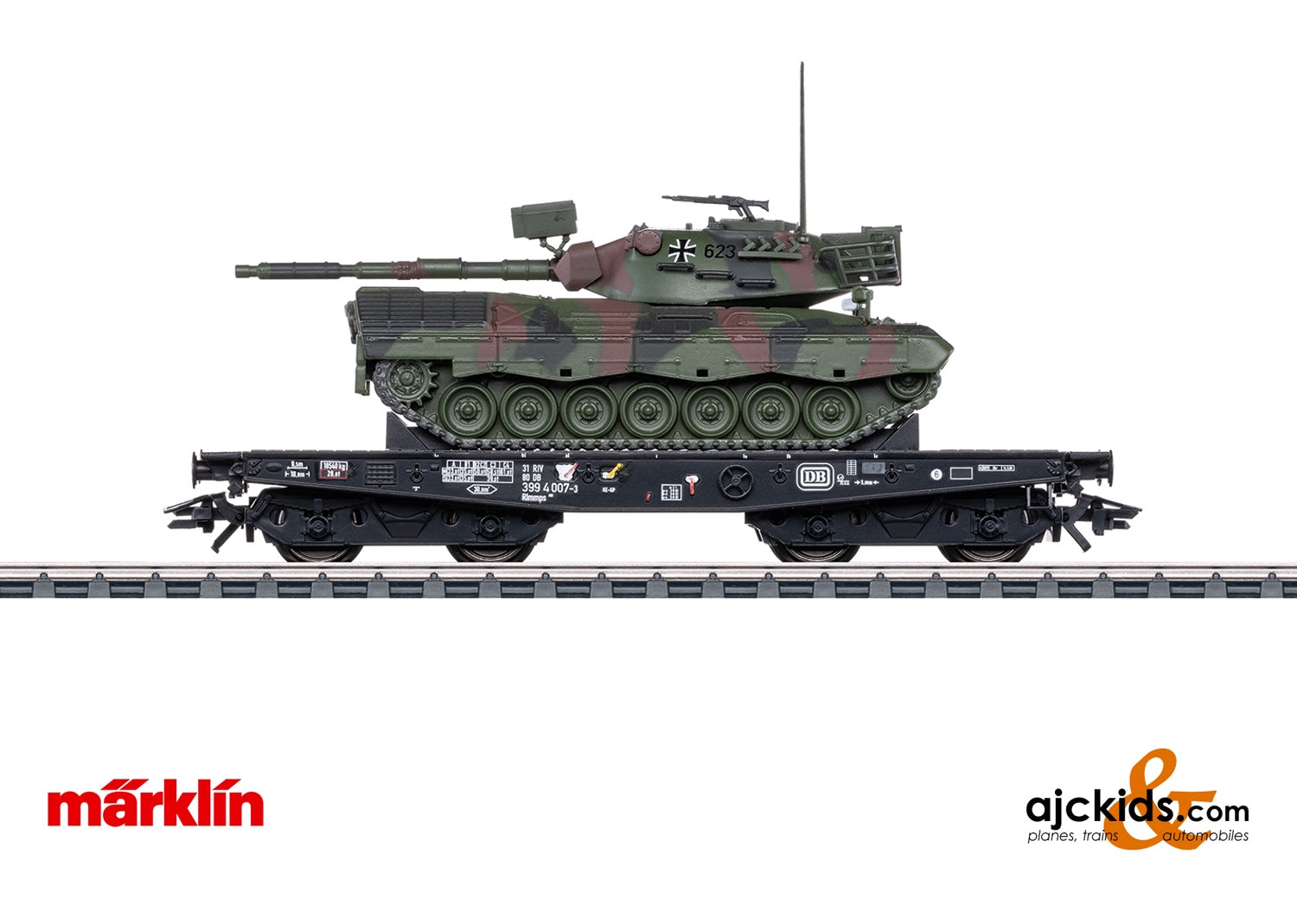 Marklin 48879 (Marklin 048879) Type Rlmmps Heavy-Duty Flat Car – Ajckids