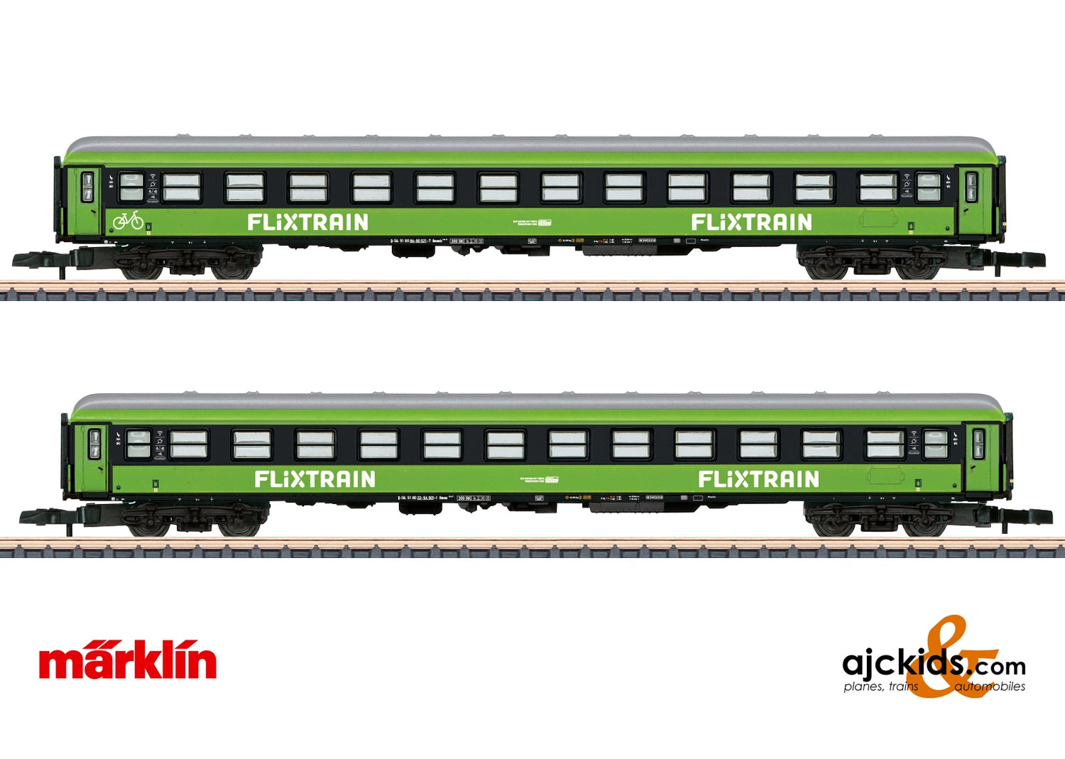 Marklin 87404 Flixtrain Car Set 2 Era VI EAN: 4001883874043 – Ajckids