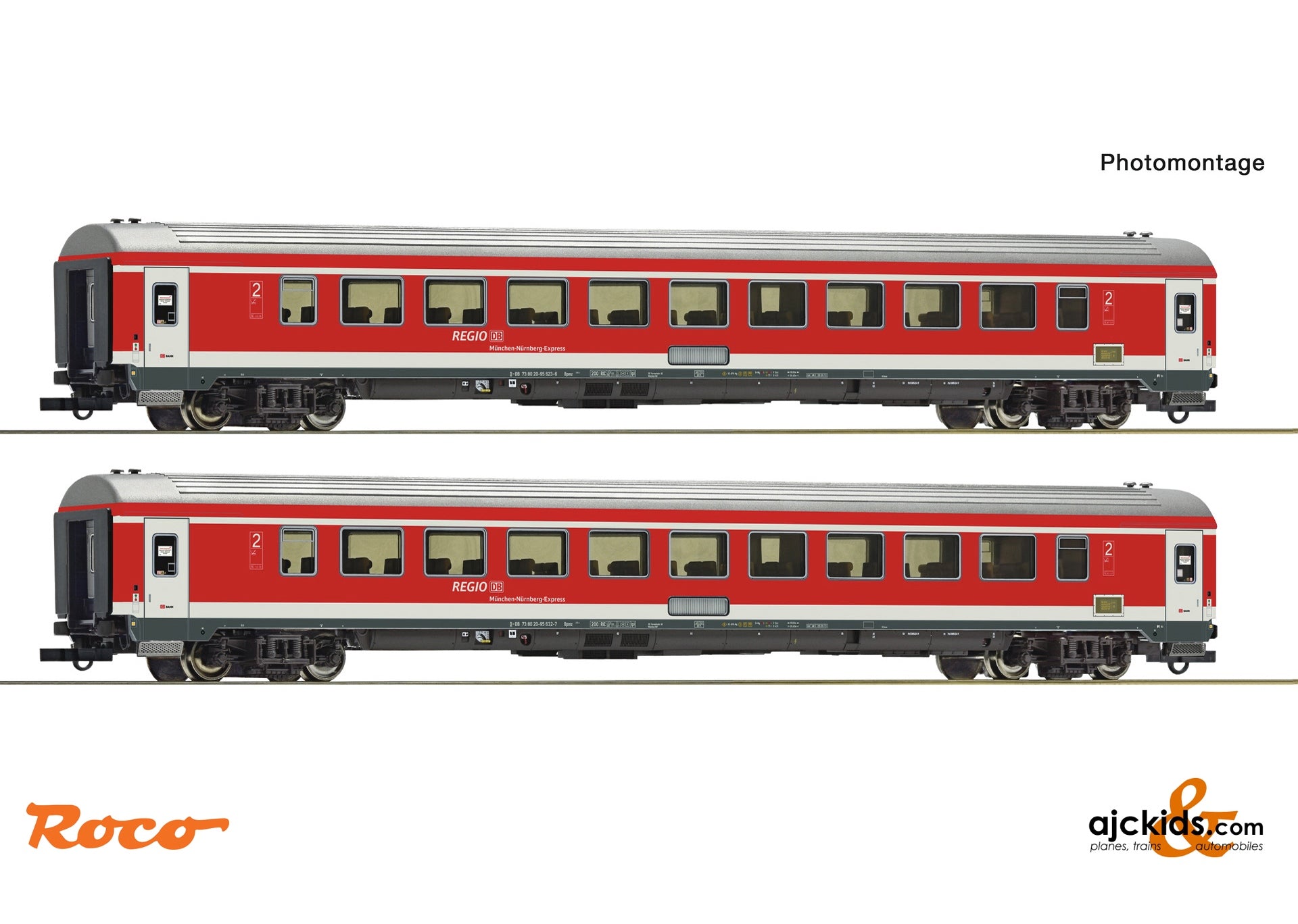 Roco 6200097 2 piece set (2): Munich-Nuremberg Express, DB AG – Ajckids