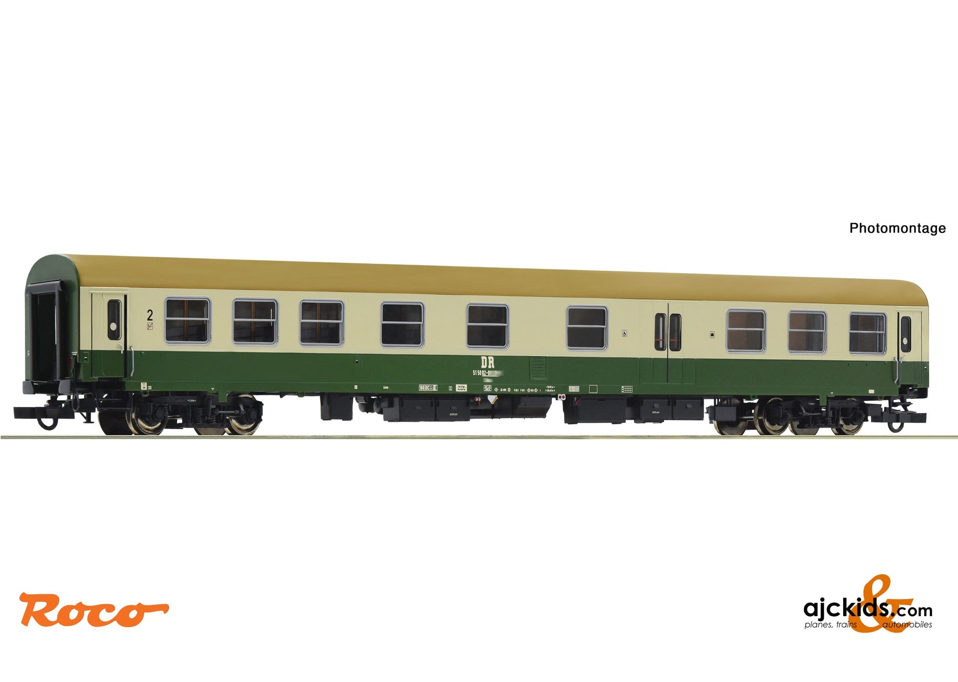Roco 6200118 2nd class express train coach, DR – Ajckids