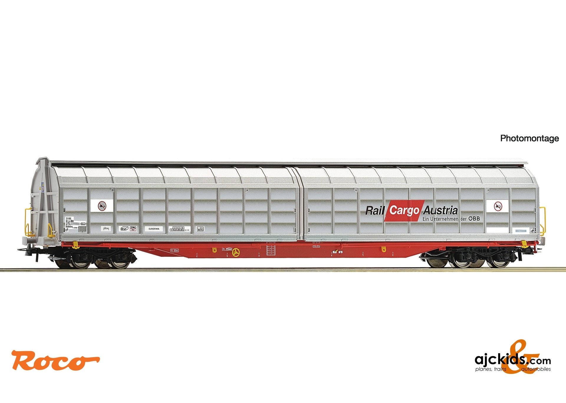 Roco 6600164 Sliding wall wagon, RCW – Ajckids