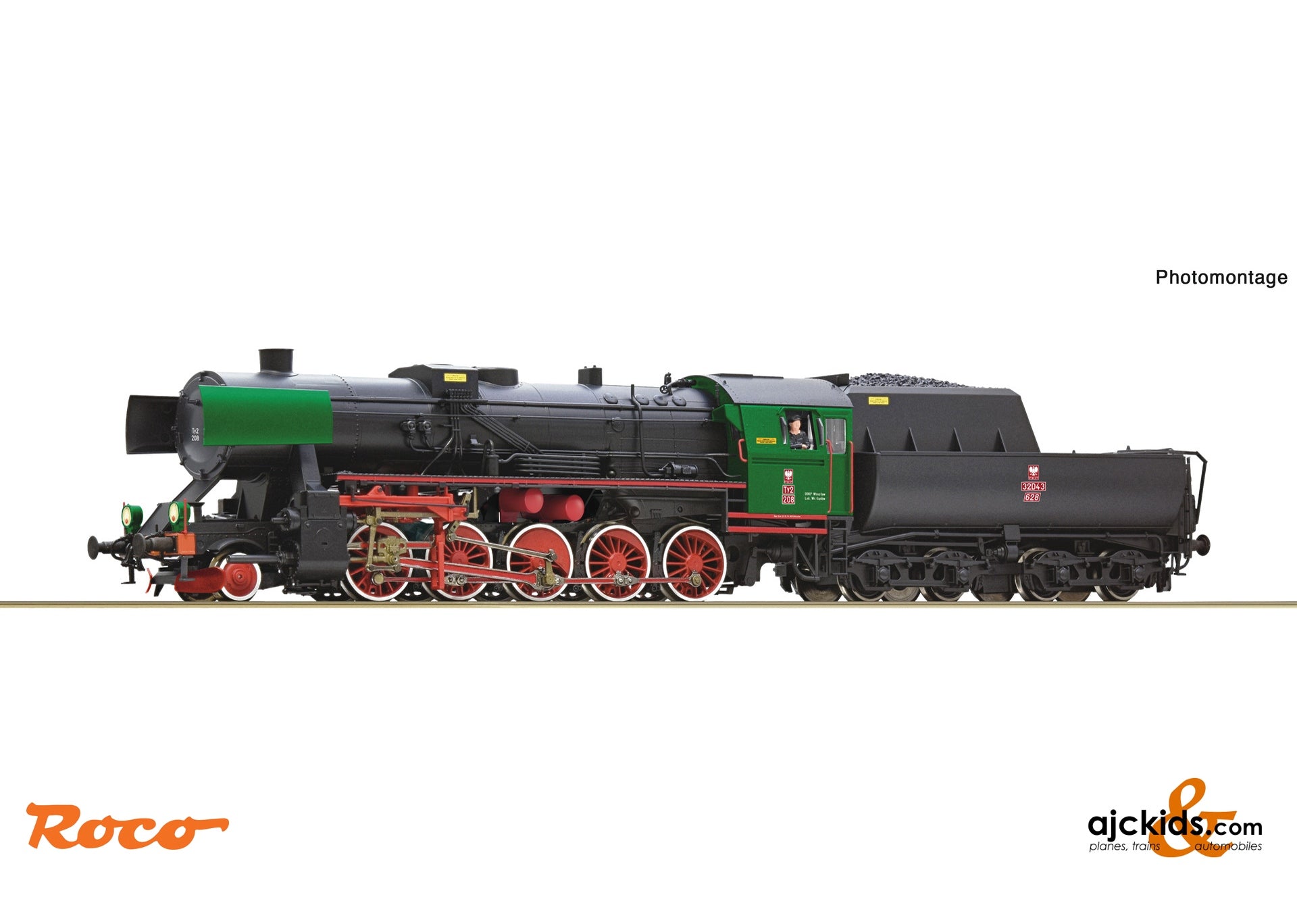 Roco 70111 Steam locomotive Ty2, PKP – Ajckids