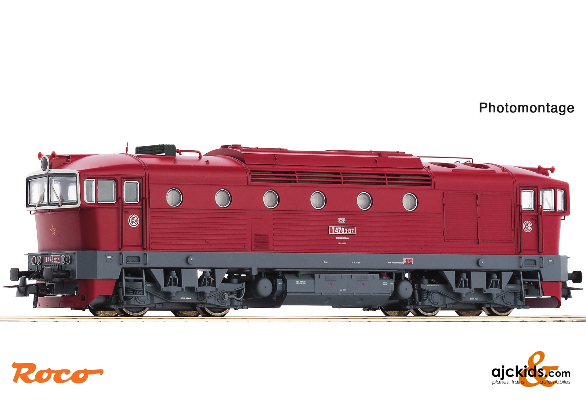 Roco 7300071 Diesel locomotive T 478.3137, CSD – Ajckids