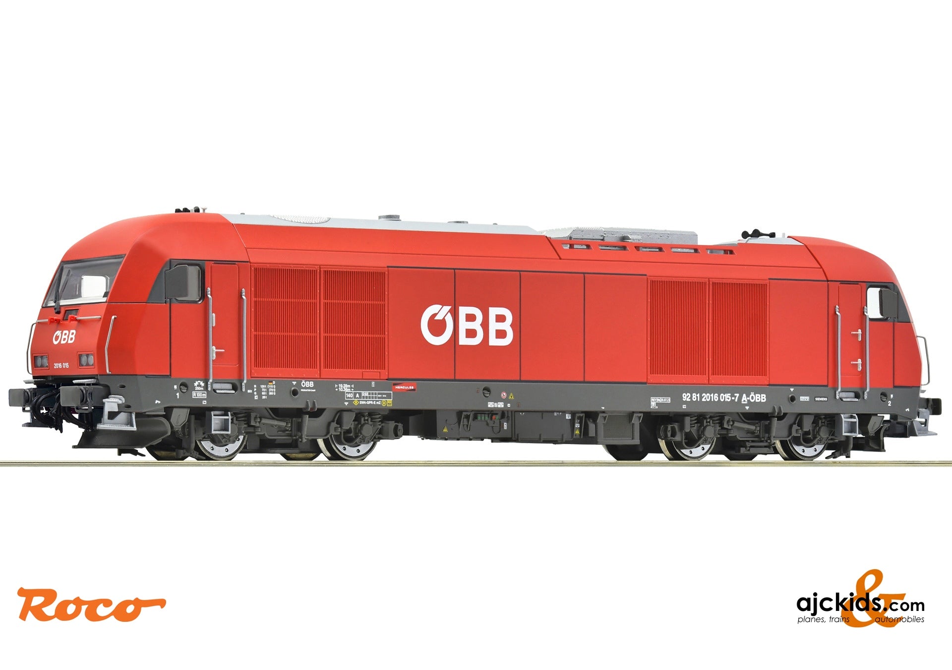 Roco 7300087 Diesel locomotive 2016 015-7, ÖBB in H0-Scale – Ajckids