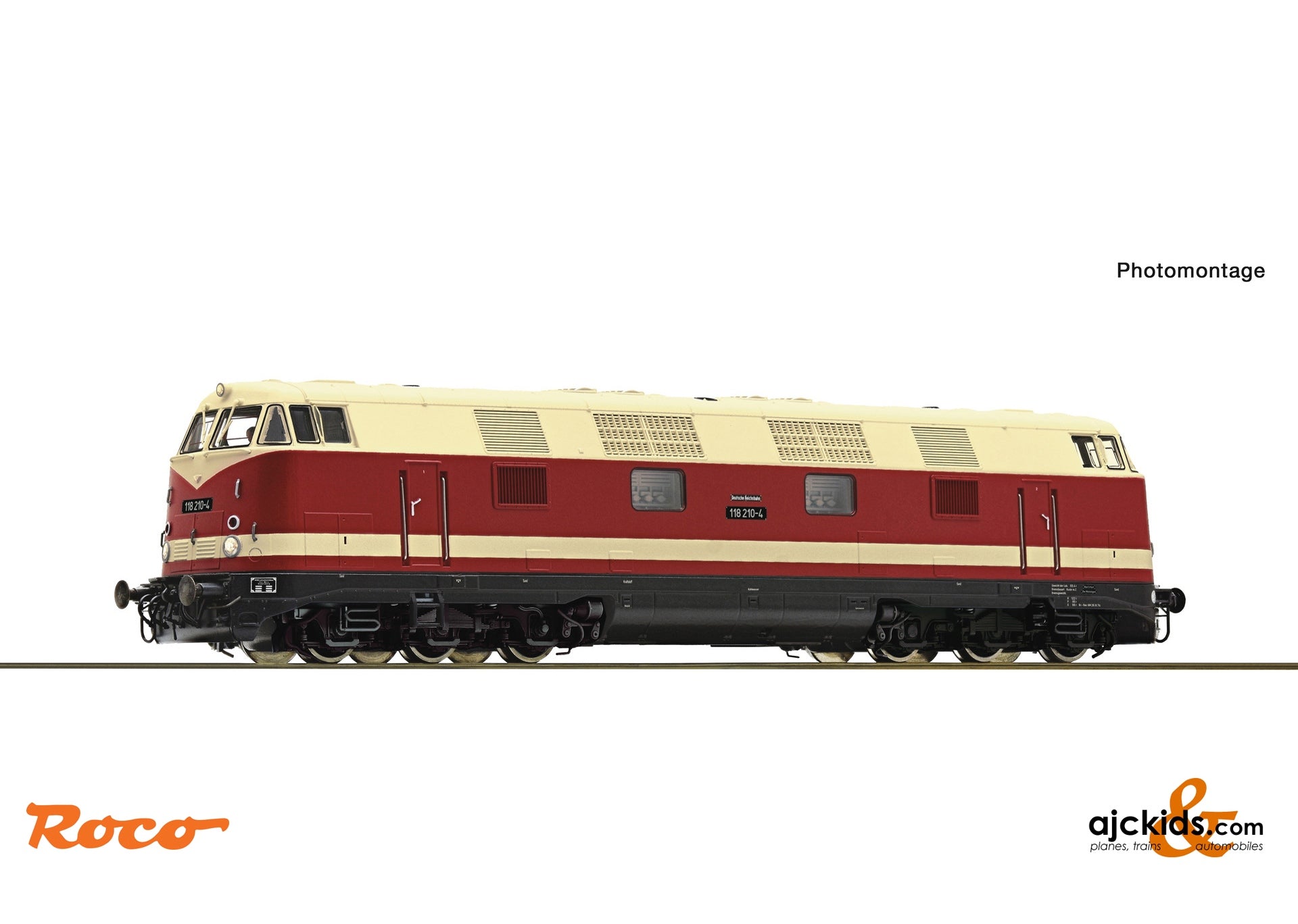 Roco 7310060 Diesel locomotive 118 210-4, DR – Ajckids