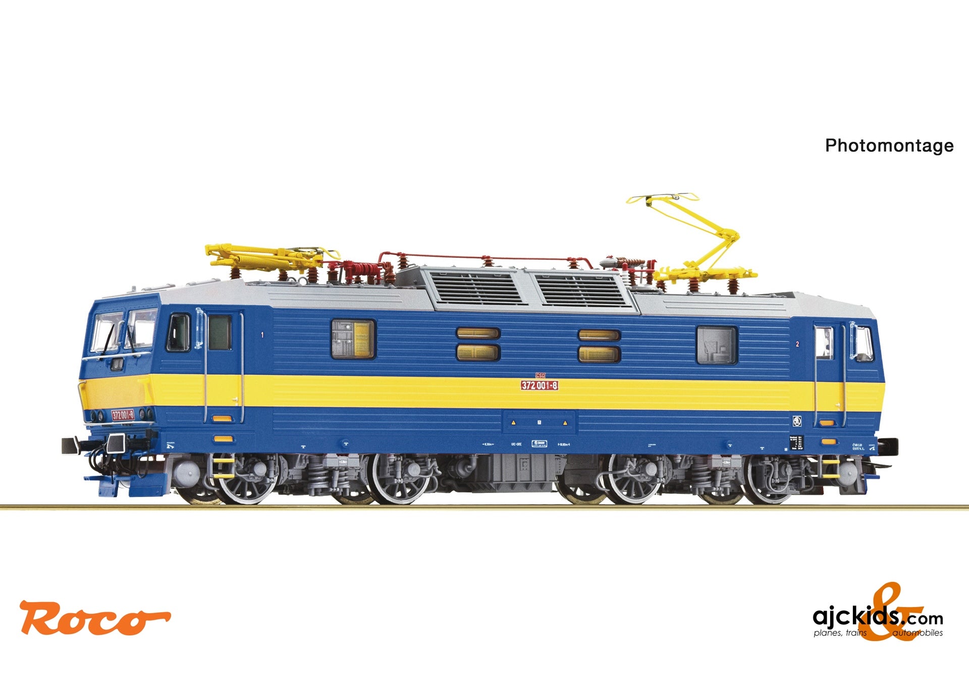 Roco 7500061 Electric locomotive 372 001-8, CD – Ajckids