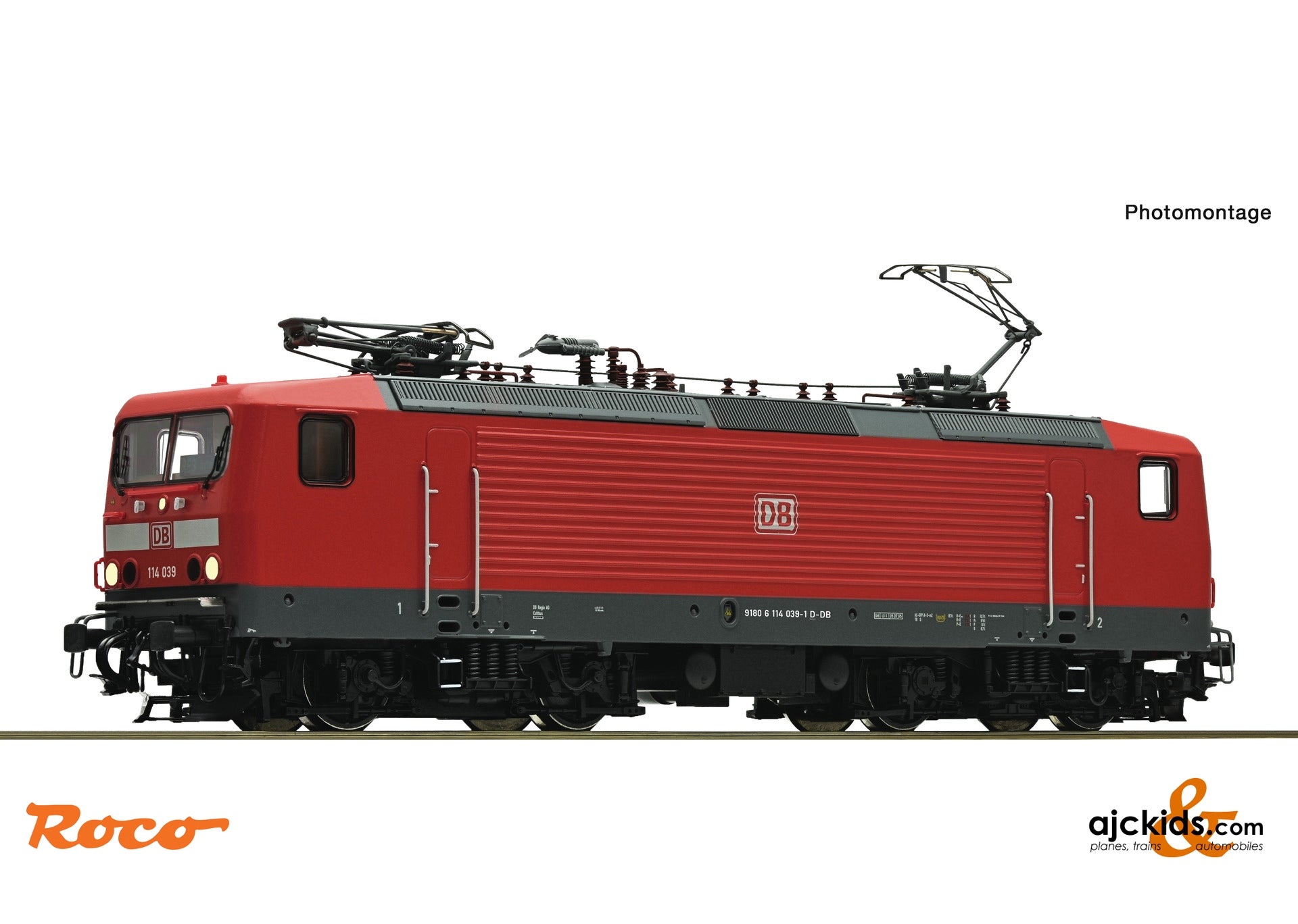 Roco 7500140 Electric locomotive 114 039-1, DB AG – Ajckids