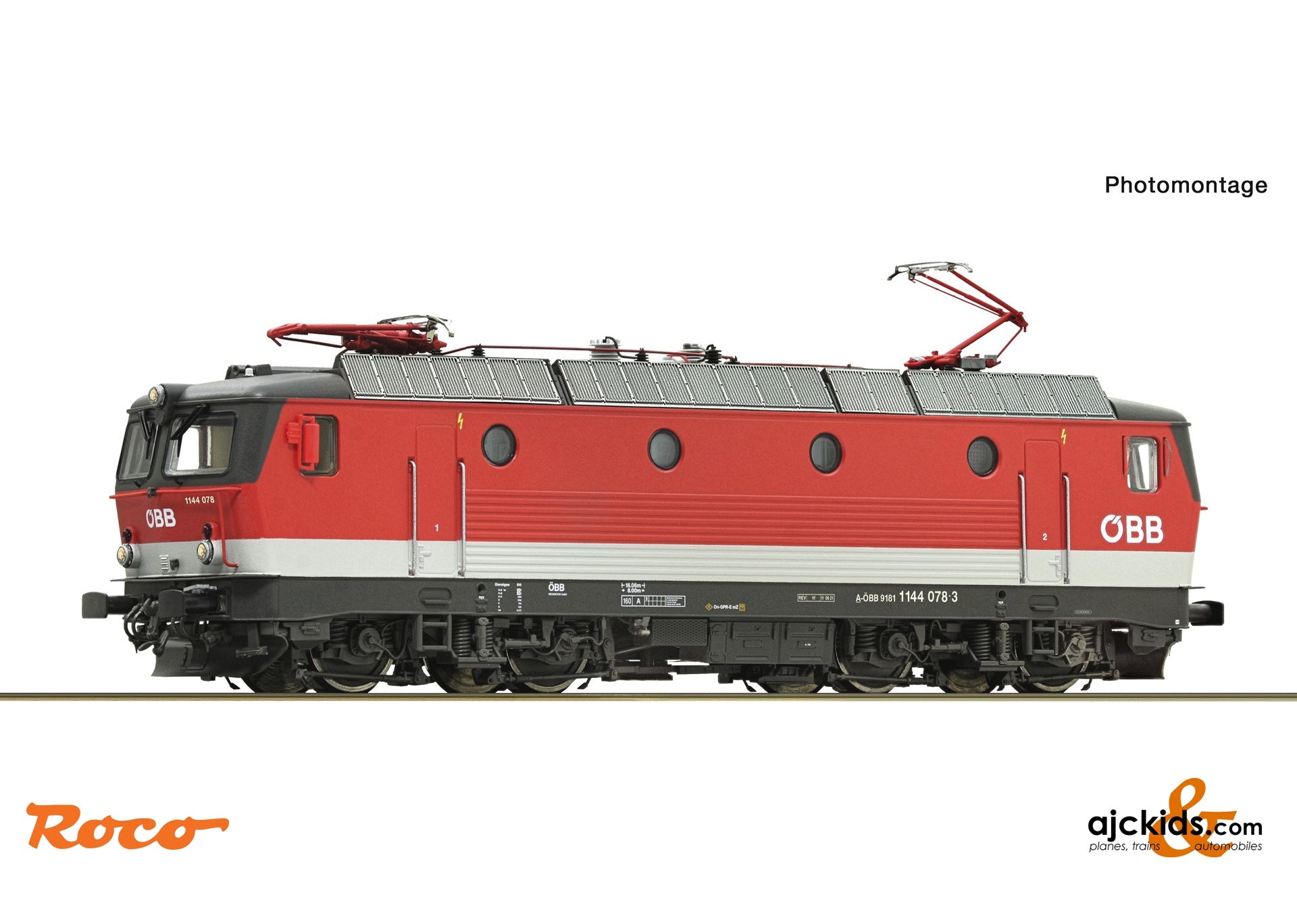 Roco 7510060 Electric locomotive 1144 078-3, ÖBB – Ajckids