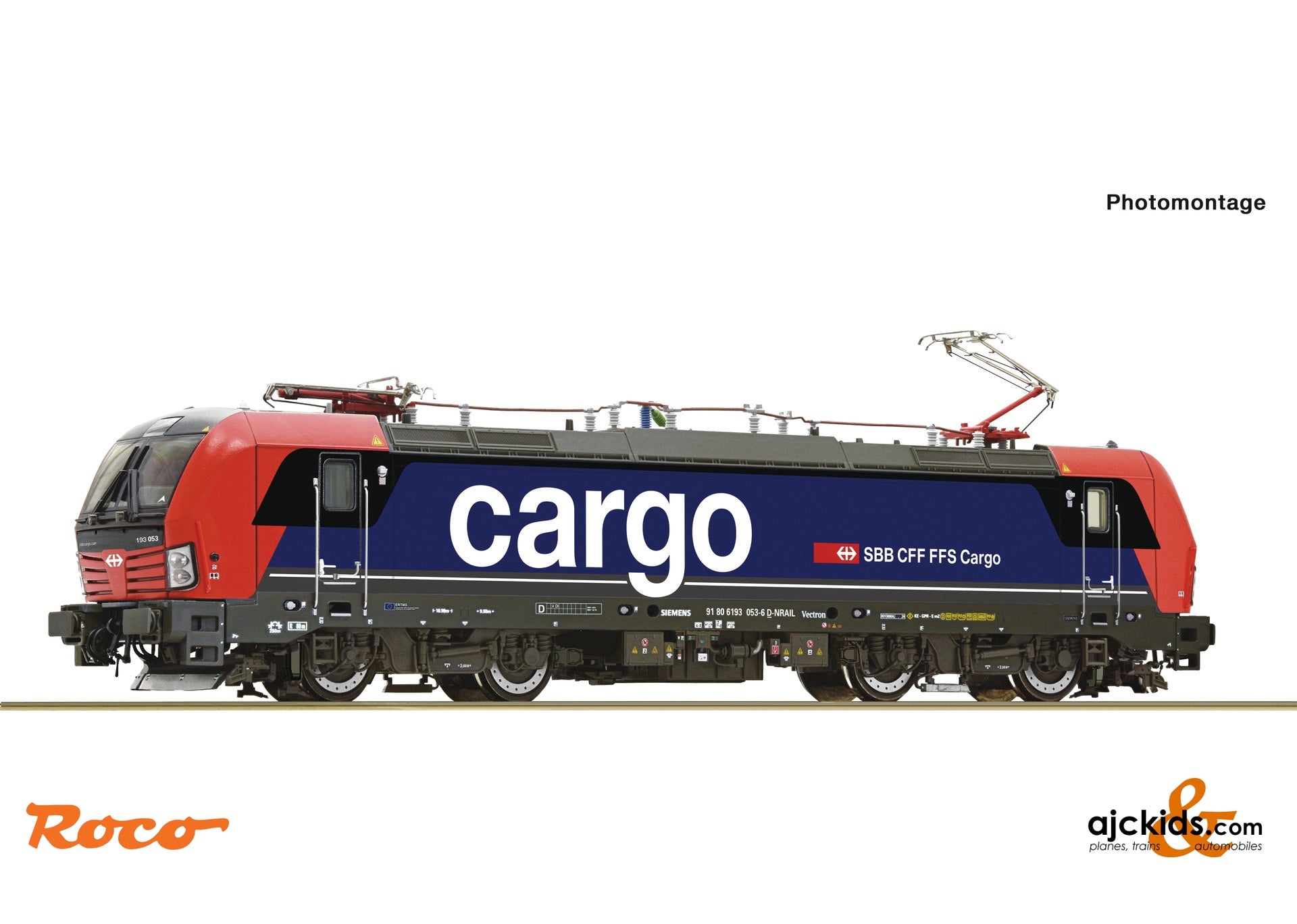 Roco 7510130 Electric locomotive 193 053-6, SBB Cargo – Ajckids