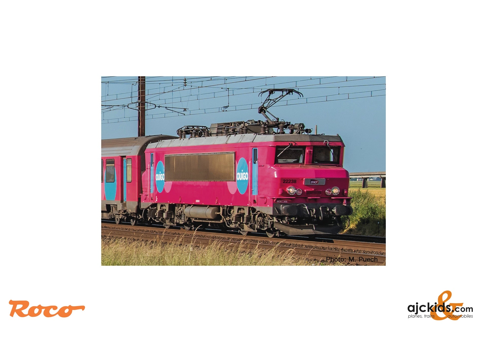 Roco 7520013 - Electric locomotive BB 22238 AC- (Sound) – Ajckids