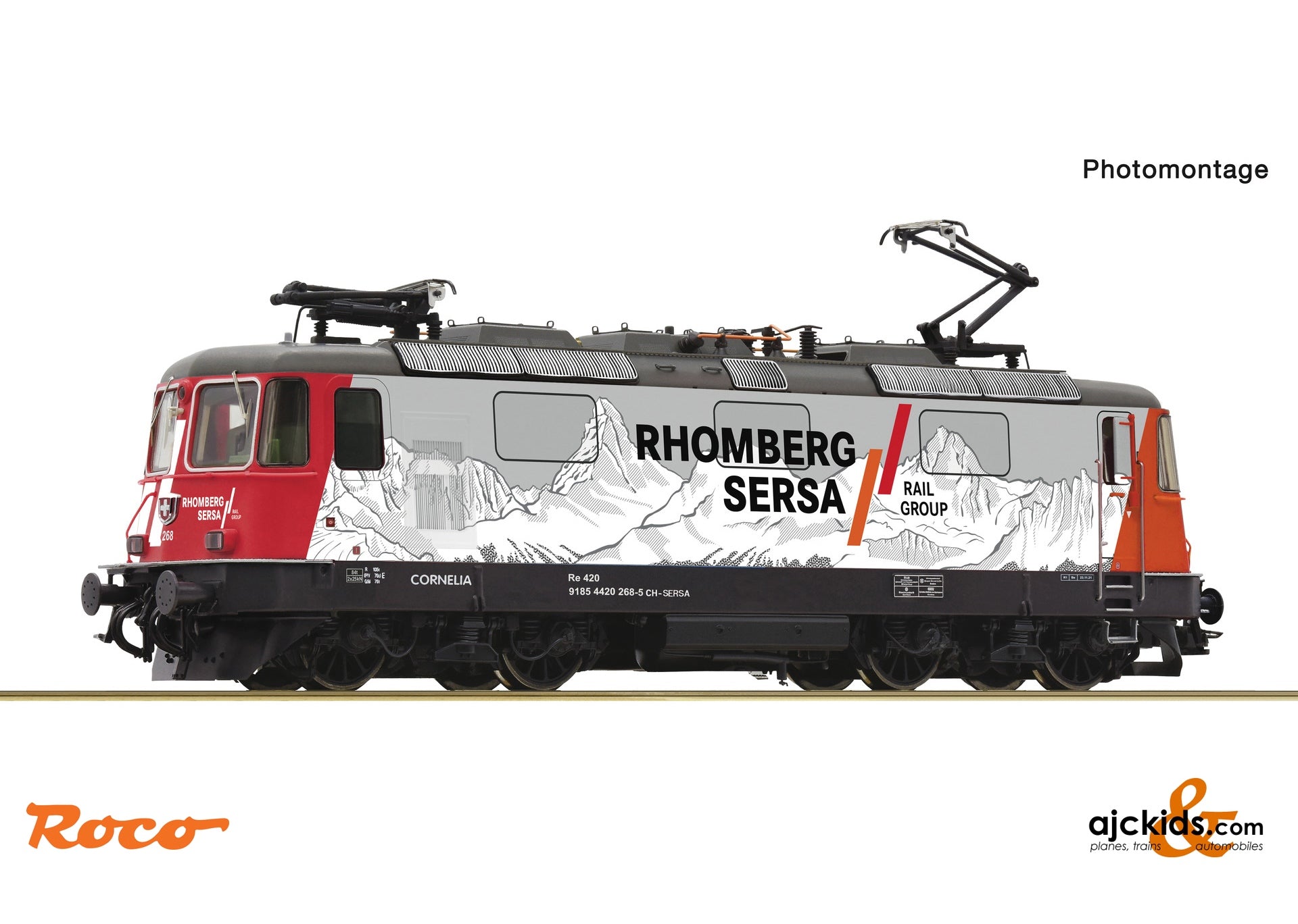 Roco 7520030 Electric locomotive 420 268-5, SERSA – Ajckids
