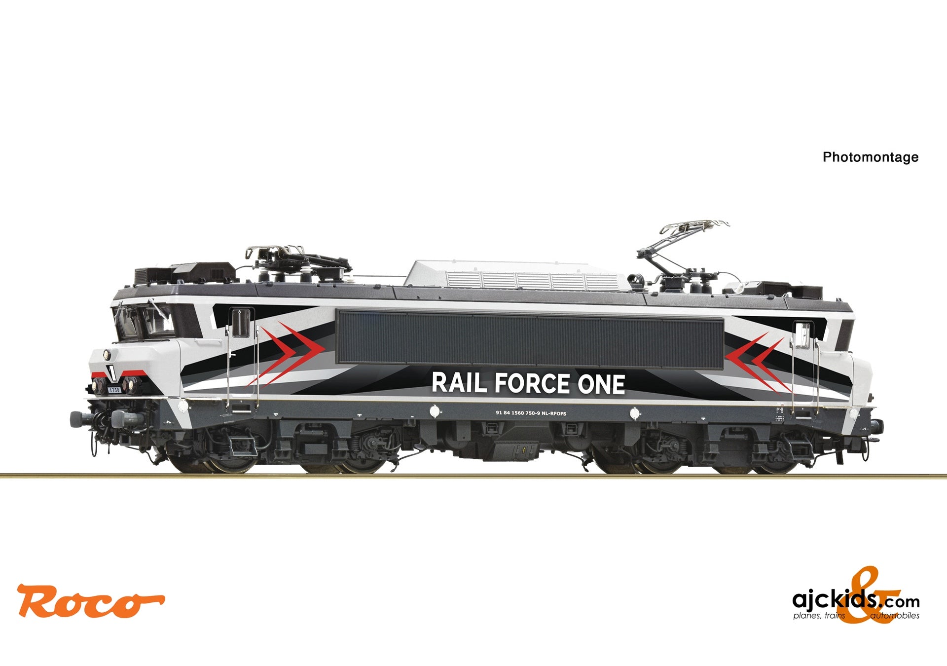 Roco 7520165 Electric locomotive 1750, Rail Force One in H0-Scale – Ajckids