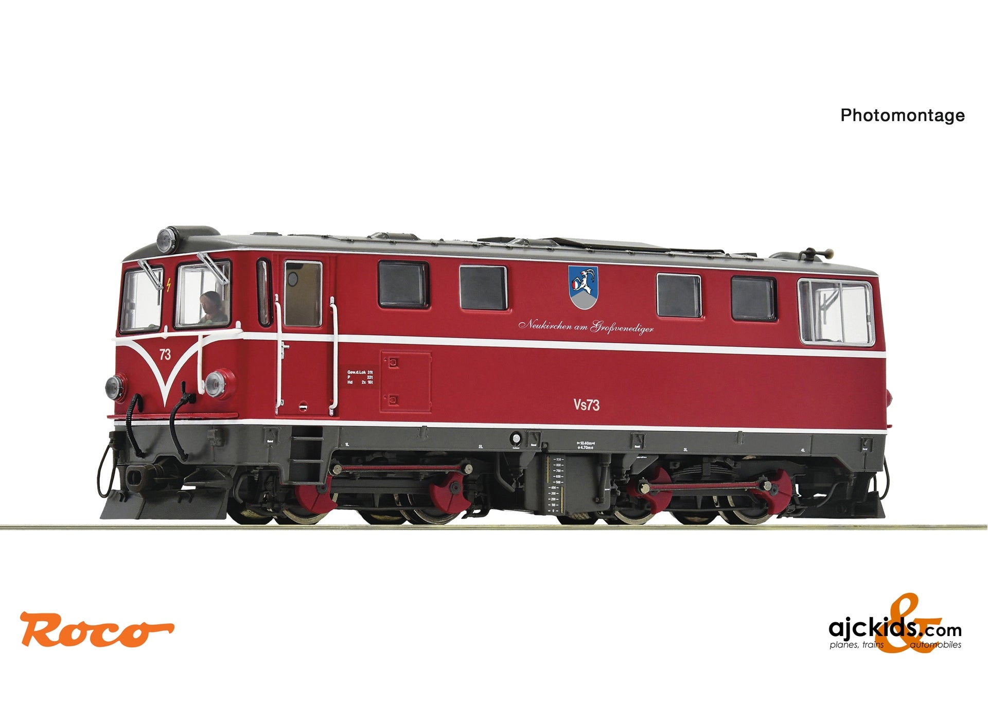Roco 7540006 Diesel locomotive Vs 73, PLB – Ajckids