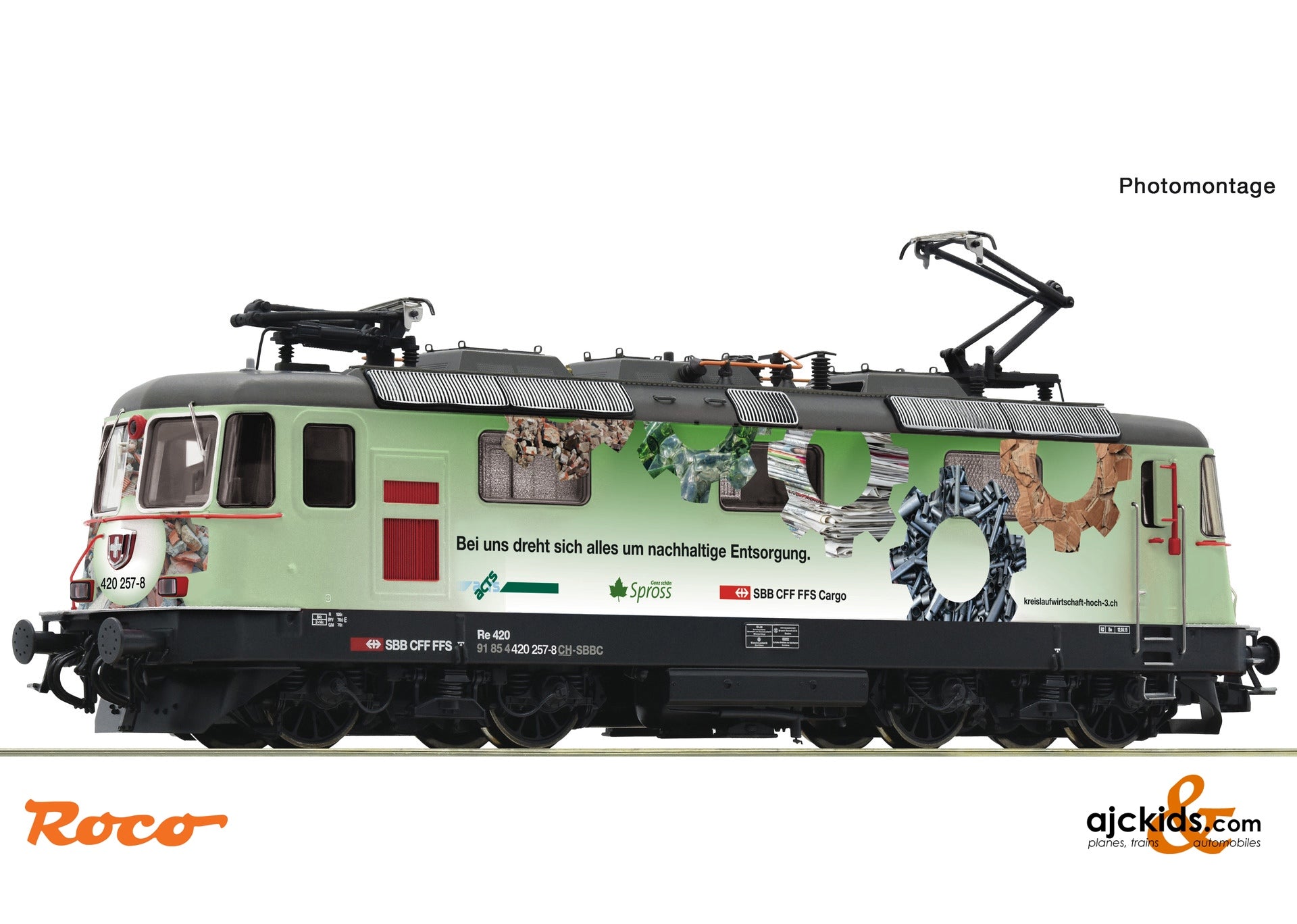Roco 79417 Electric locomotive Re 420 257-8 AC- (Sound) – Ajckids