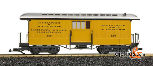 LGB 30843 - Durango & Silverton Baggage Car #128 - G-Scale trains and ...