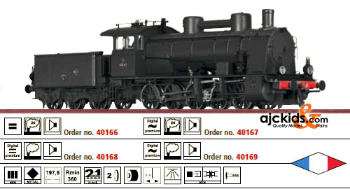 Brawa 40168 - Steam Locomotive Reihe 1-050 Hh (sound), EAN ...