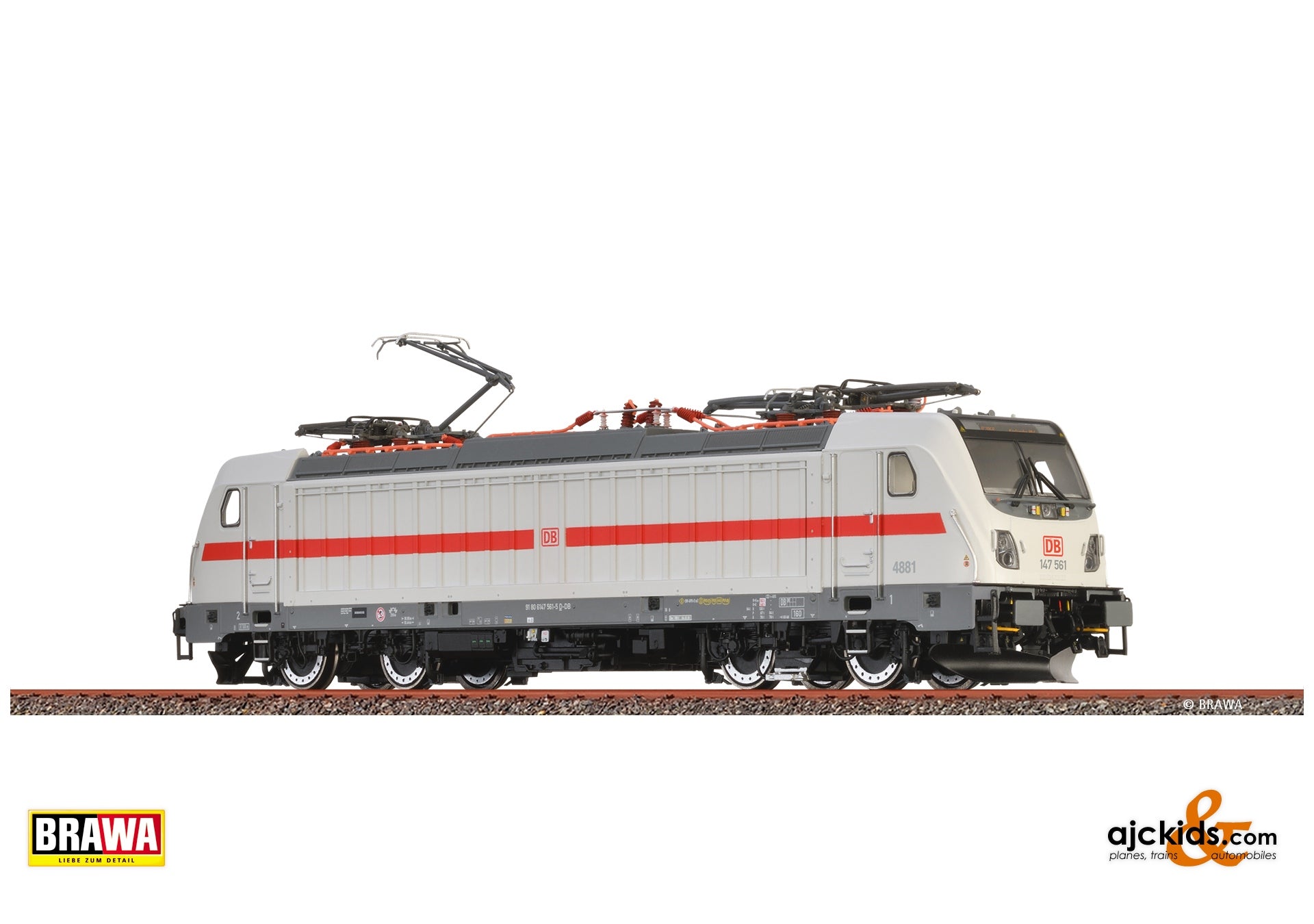 Brawa 43836 H0 Electric Locomotive BR 147.5 DB AG – Ajckids