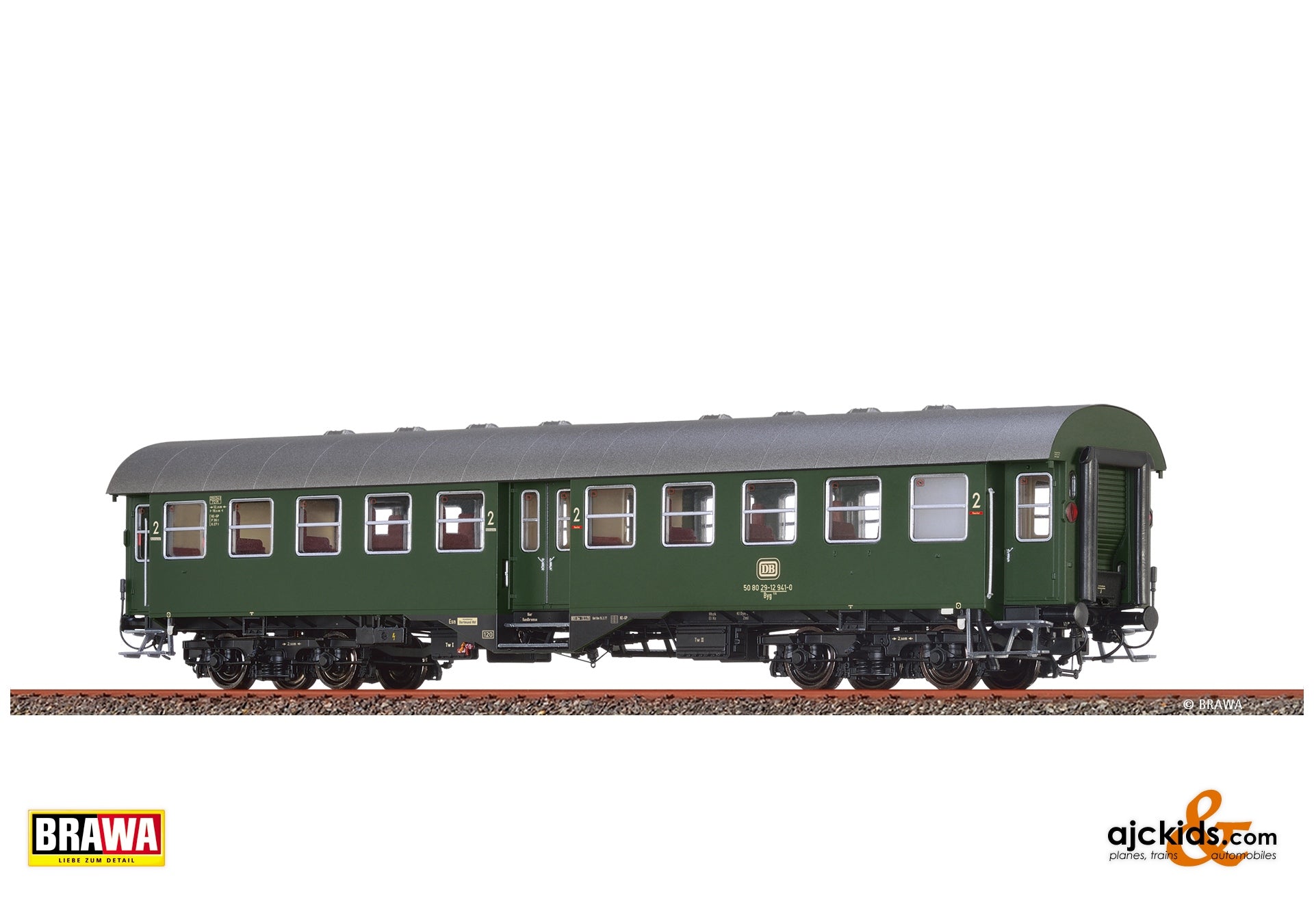 Brawa 46102 H0 Passenger Coach Byg 516 DB – Ajckids