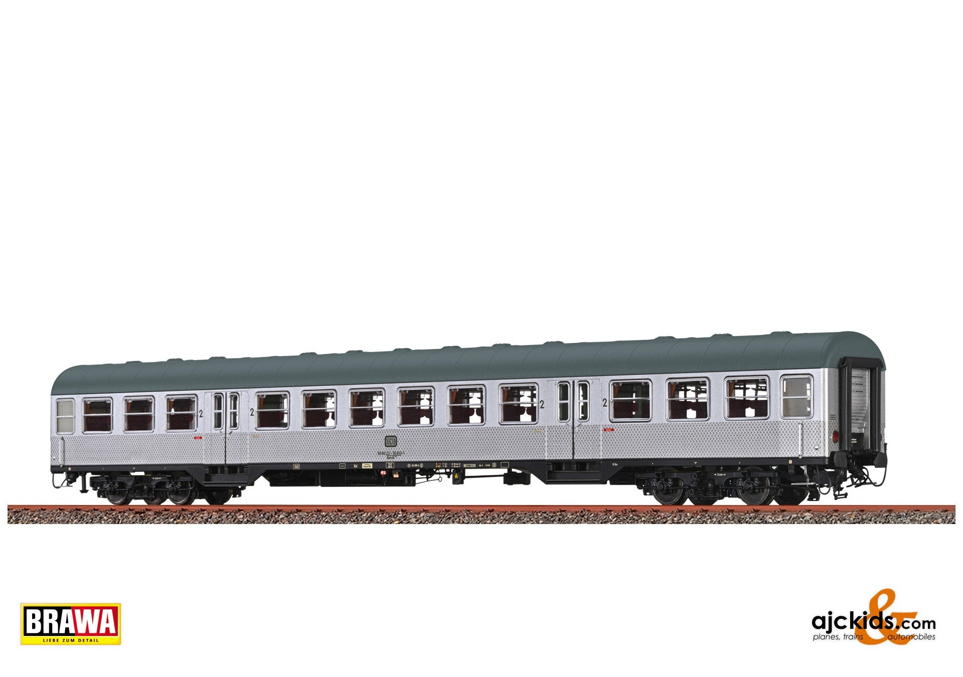 Brawa 46624 - Passenger Coach Bnrzb 724 DB, IV, LED EAN: 4012278466248 ...