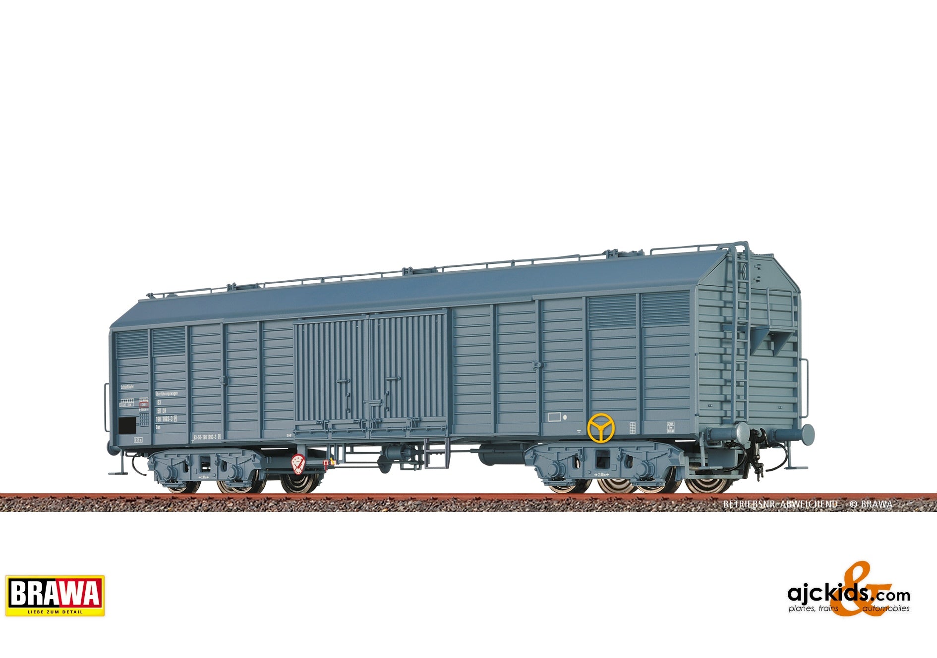 The Brawa Freight Car Gas DR, Era IV 54.60 at Ajckids.com