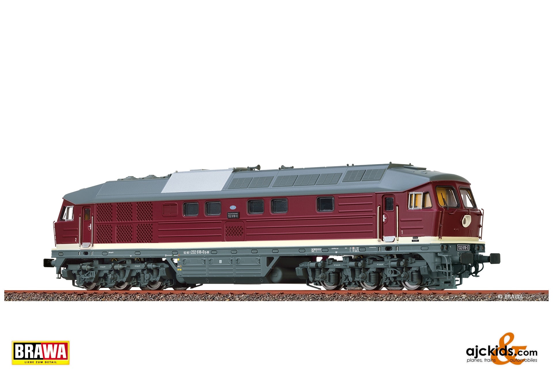 Brawa 61048 N Diesel Locomotive BR 132 DB AG – Ajckids