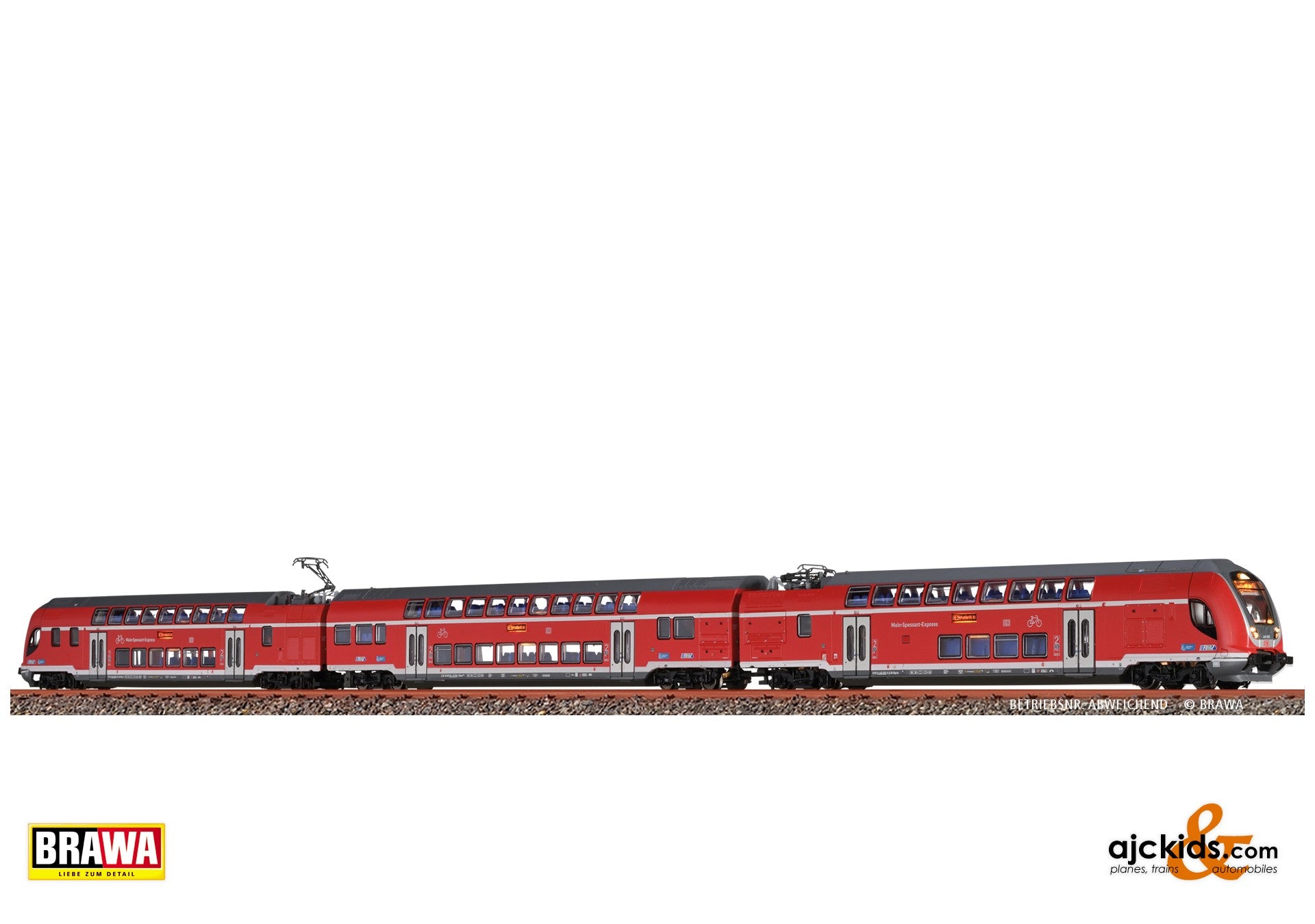Brawa 64528 - Railcar Electric DBpzfa (445) DB AG, VI, DC b+ EAN ...