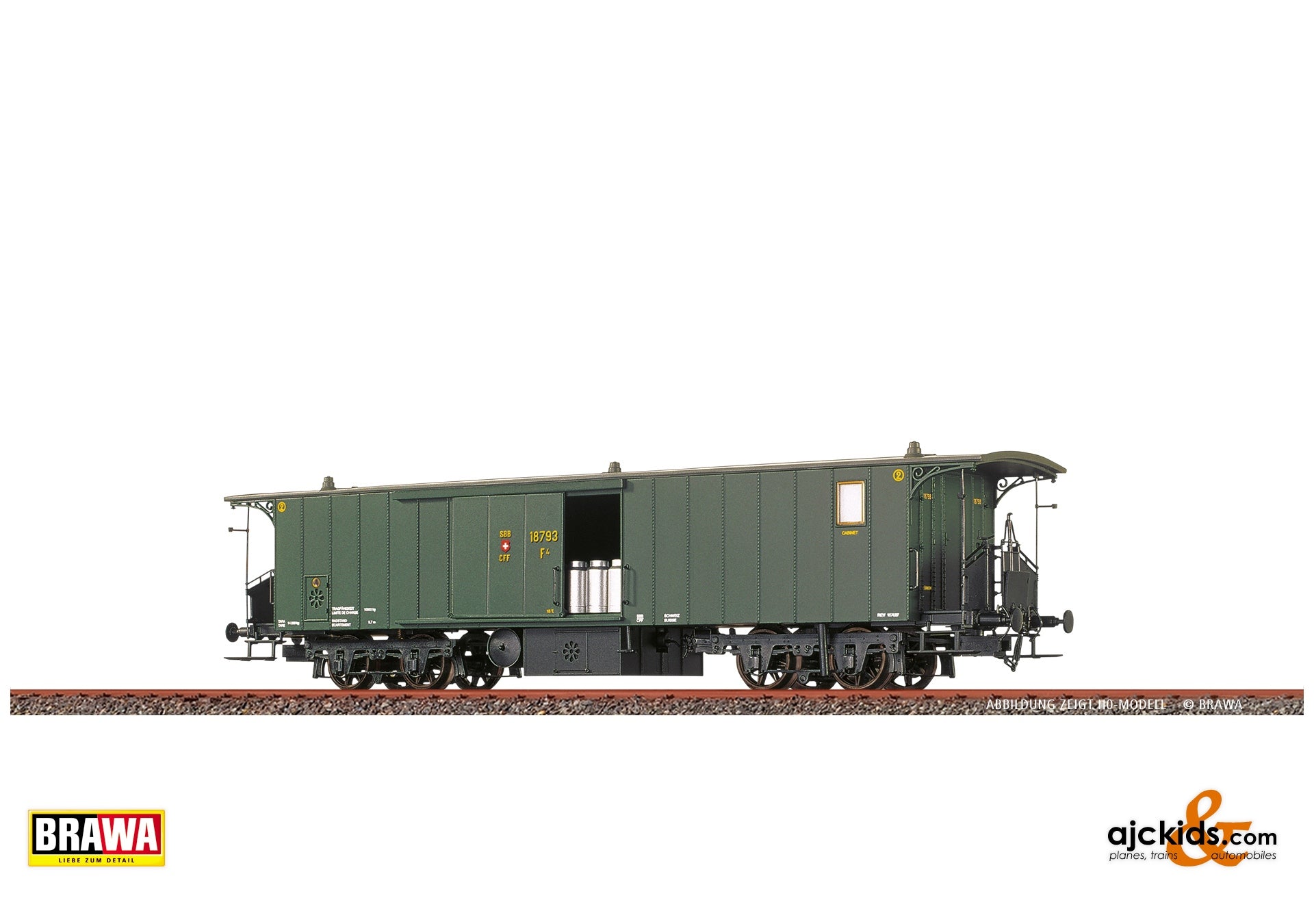 Brawa 65088 N Luggage Car F4 SBB – Ajckids