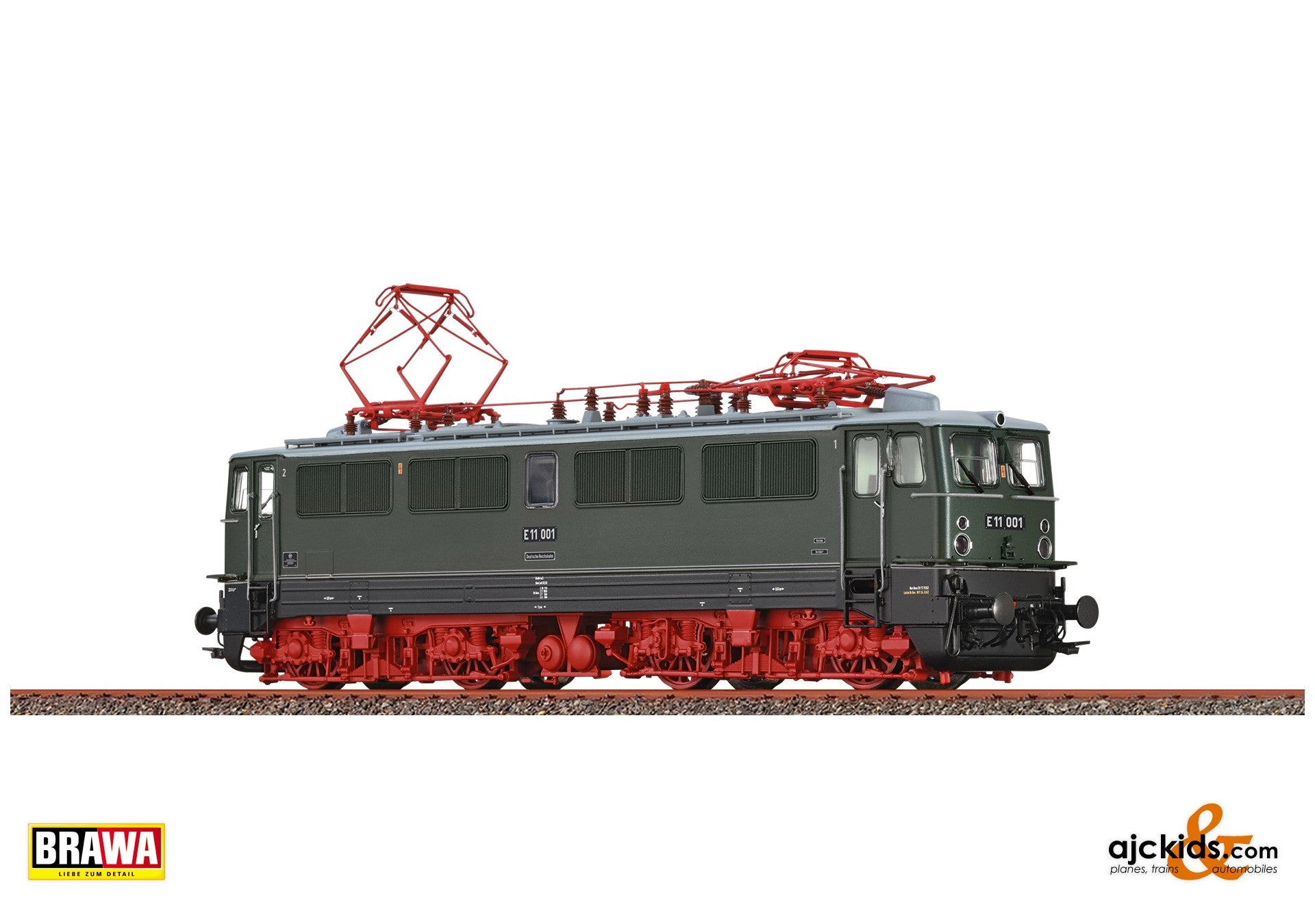 Brawa 70009 - Electric Locomotive E11 DR, III, DC EXTRA EAN ...