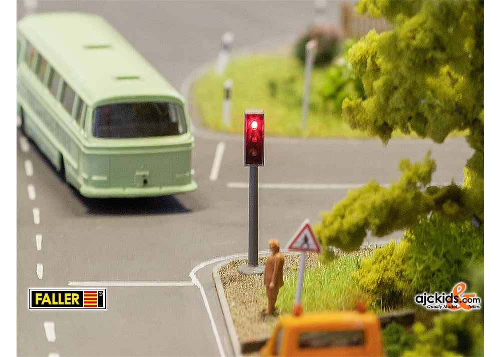 Faller 161840 - 2 LED Traffic lights with electronics – Ajckids