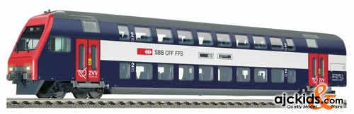 Fleischmann 513281 - Double-deck control cab coach of the SBB, type Bt ...