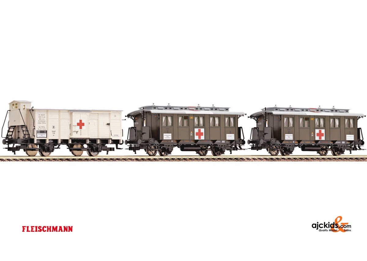 Fleischmann 581206 - Set: wagons military hospital 3, EAN ...