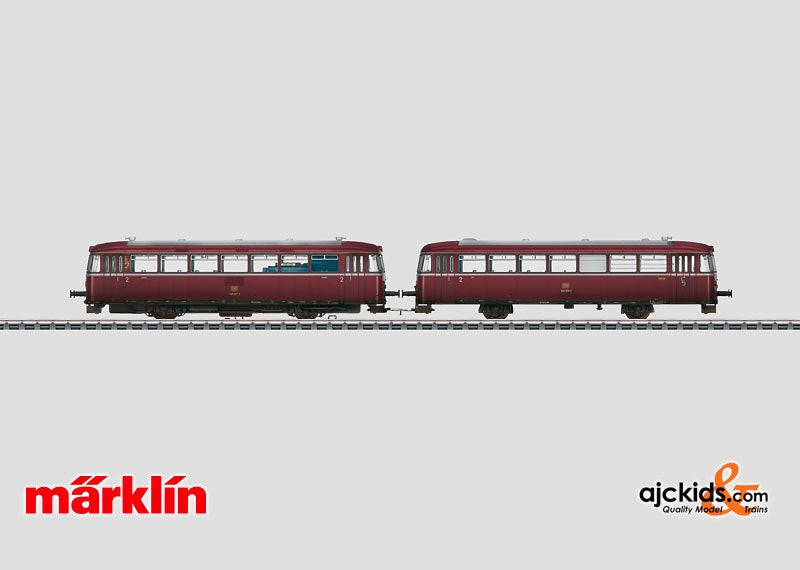Marklin 39989 Rail Bus with Control Car BR 798 + 998 Hand Weathered ...