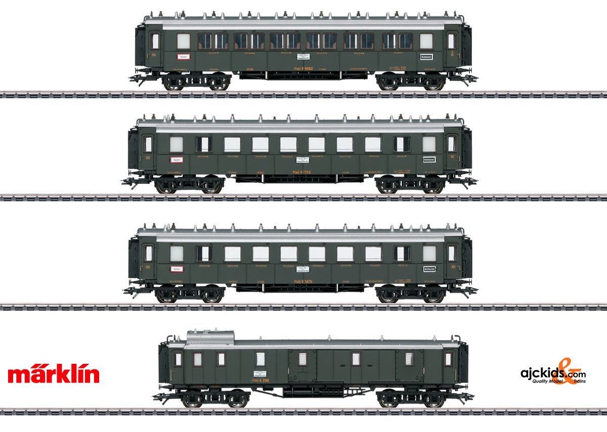 Marklin 41354 Palatine Railroad Express Train Passenger Car Set – Ajckids