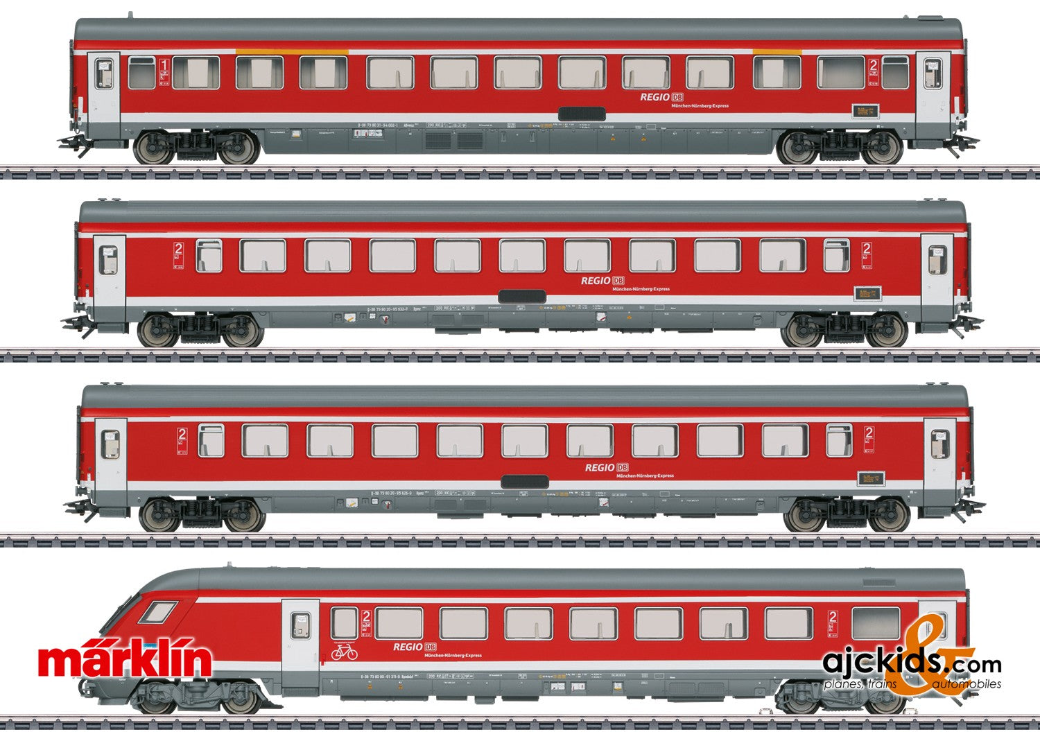 Marklin 42988 Munich-Nürnberg Express Passenger Car Set 1 – Ajckids