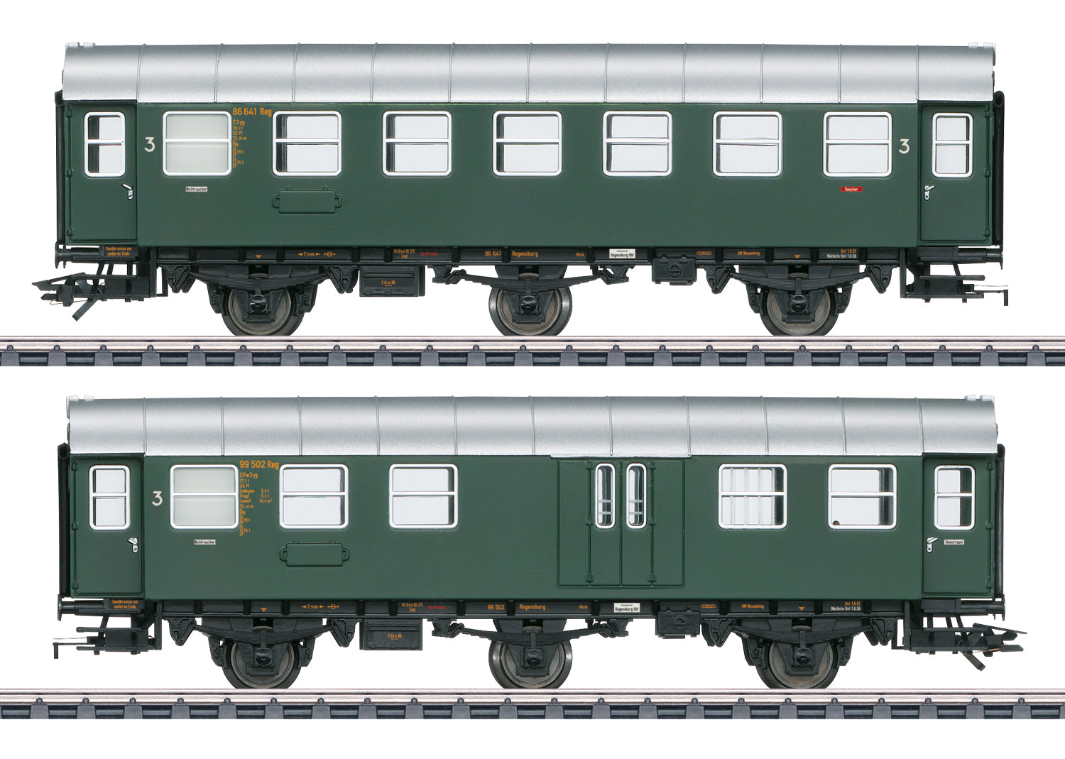 Marklin 43195 Passenger Cars (with lights) – Ajckids