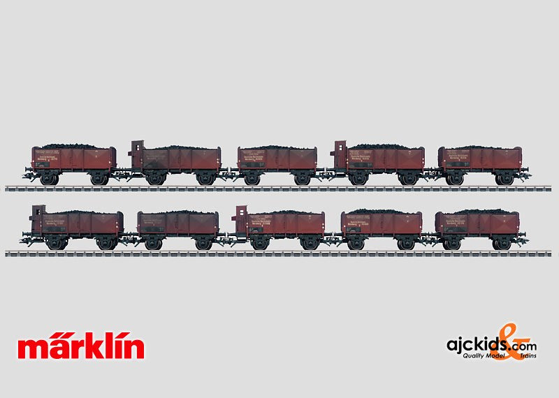 Marklin 46045 - Set with 10 Gondolas – Ajckids