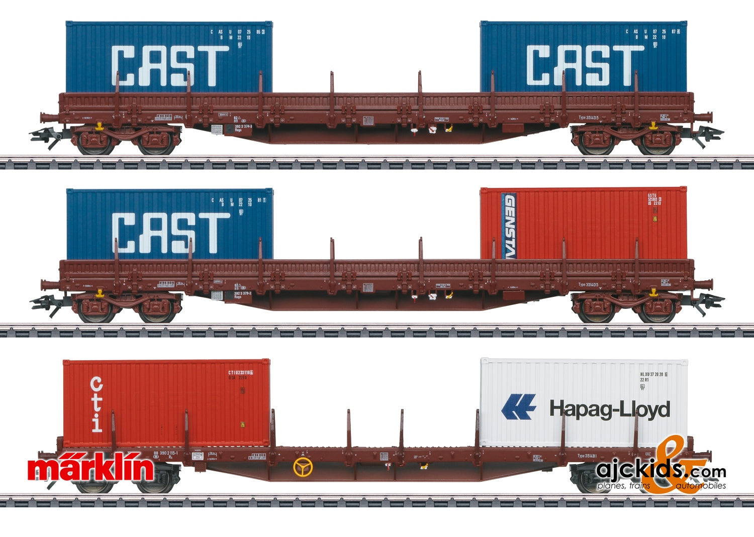 Marklin 47119 Container Car Set – Ajckids