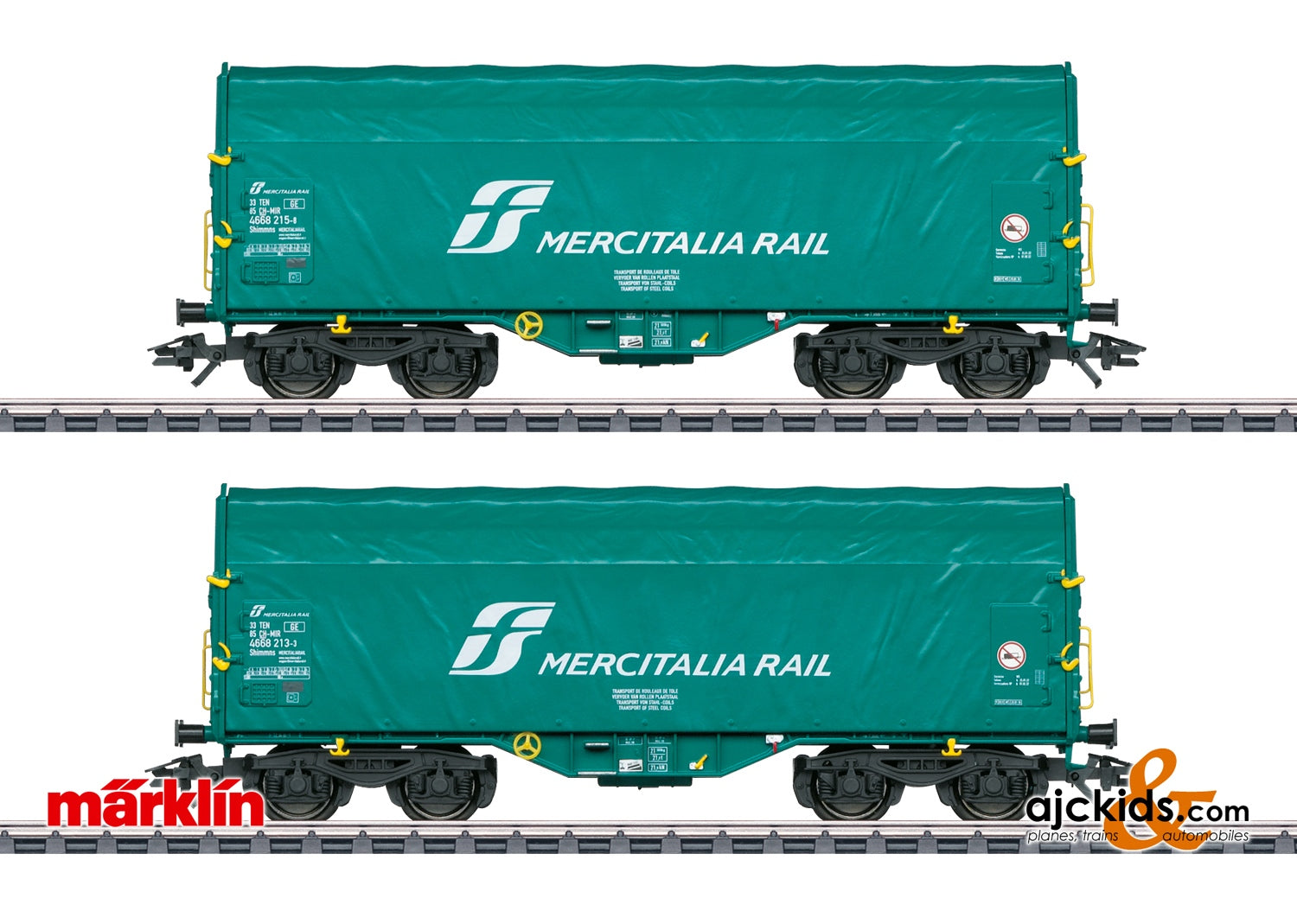 Marklin 47228 Mercitalia Slid. Tarp Car Set – Ajckids