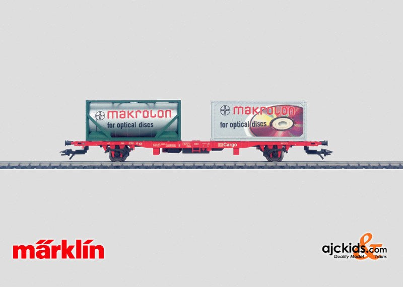 The Marklin 47702 - DB Cargo containercar at Ajckids.com, your Märklin ...