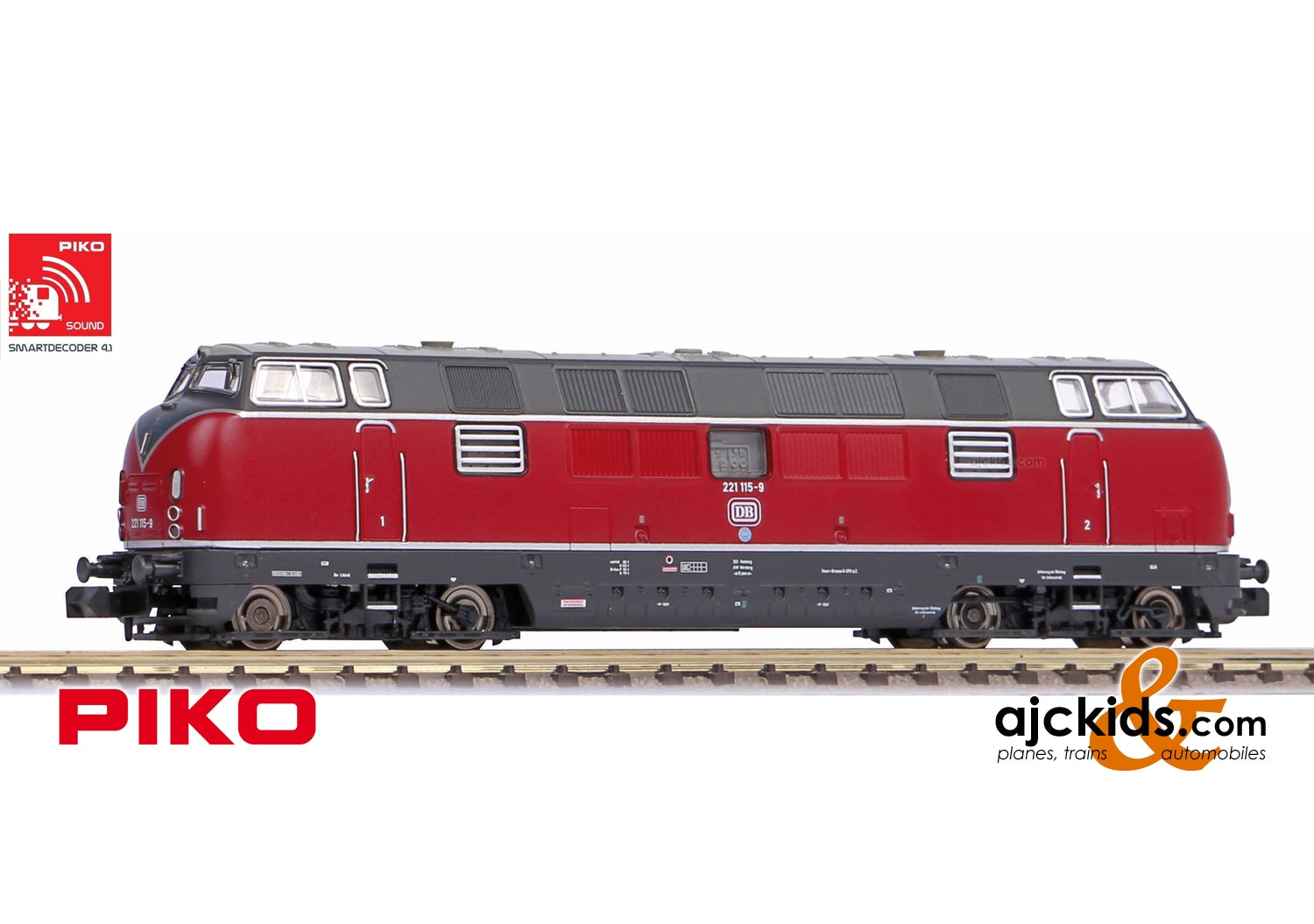 Piko 40501 at Ajckids.com, BR 221 Diesel Locomotive DB IV Sound