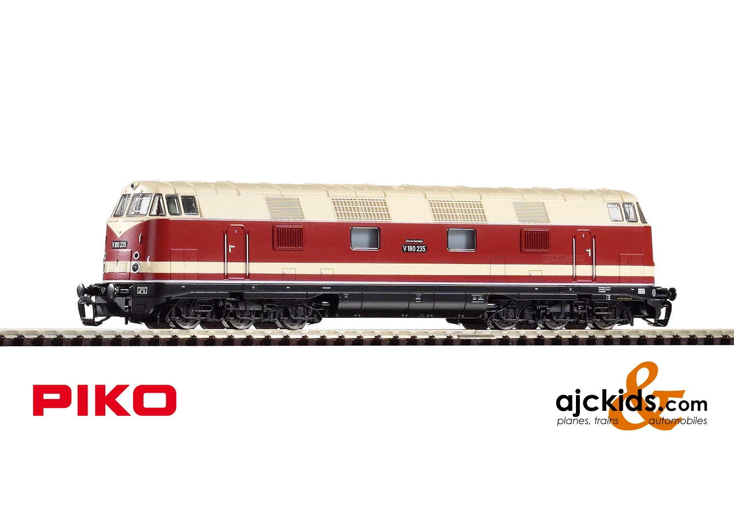 Piko 47291 at Ajckids.com, TT V180 6-Axle Diesel Locomotive DR III