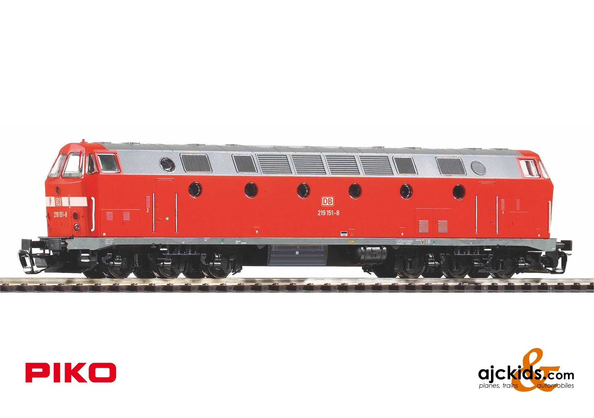 Piko 47348 at Ajckids.com, BR 219 Diesel Locomotive DB V