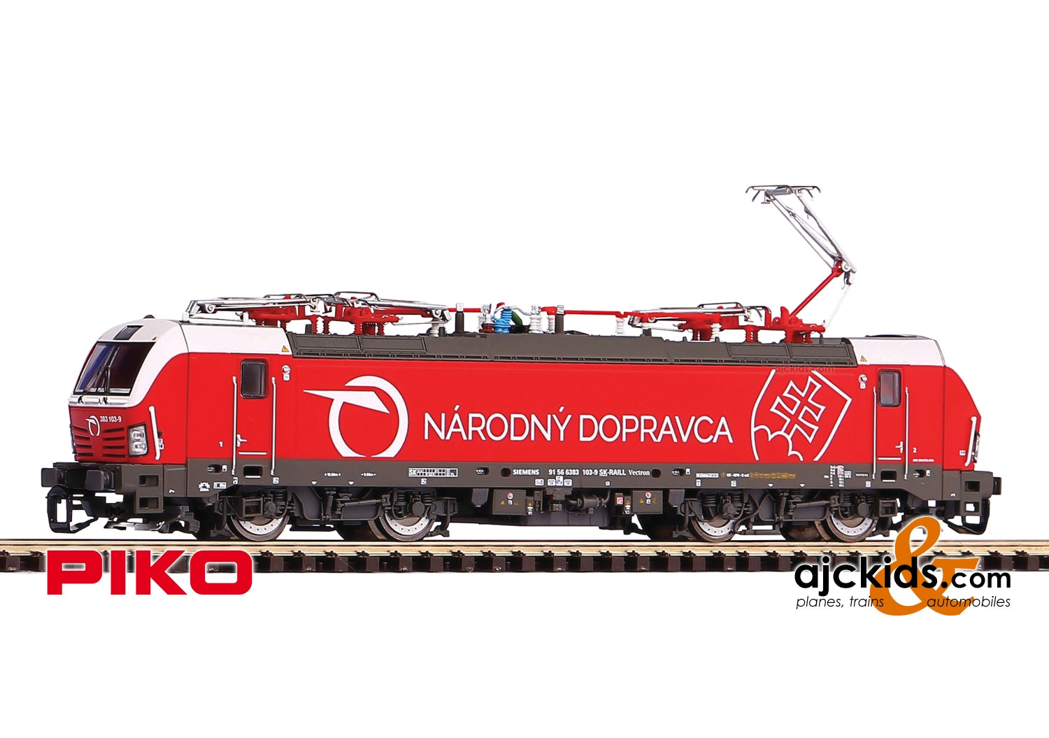 Piko 47387 at Ajckids.com, TT Vectron Electric Locomotive ZSSK VI