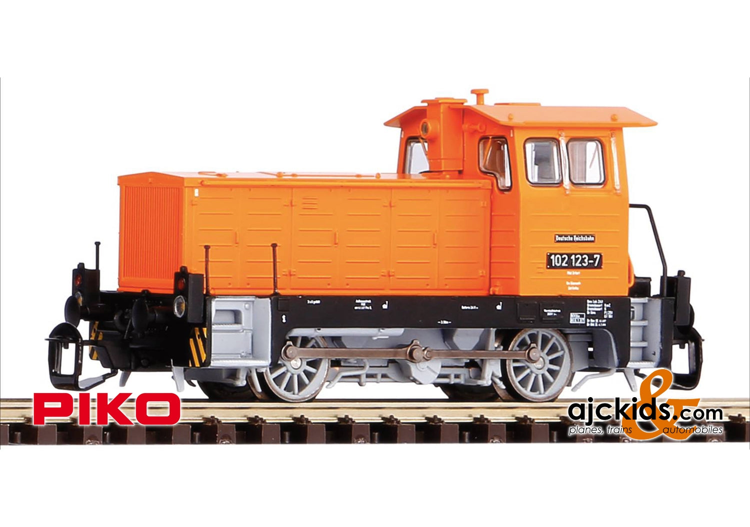 Piko 47503 at Ajckids.com, Series BR 102.1 Diesel Locomotive DR VI Orange