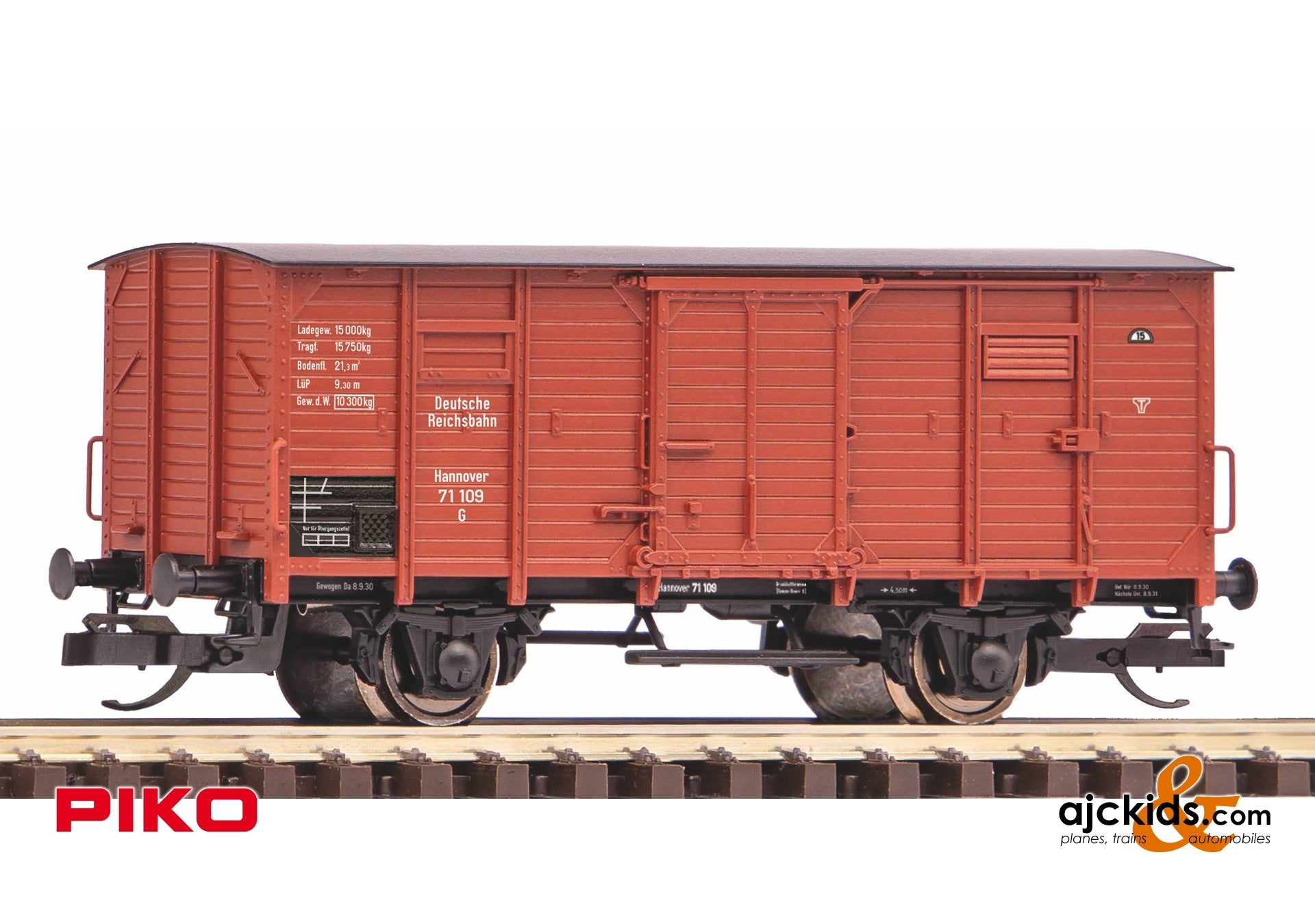 Piko 47767: TT G02 2-Axle Boxcar DRG II – Ajckids