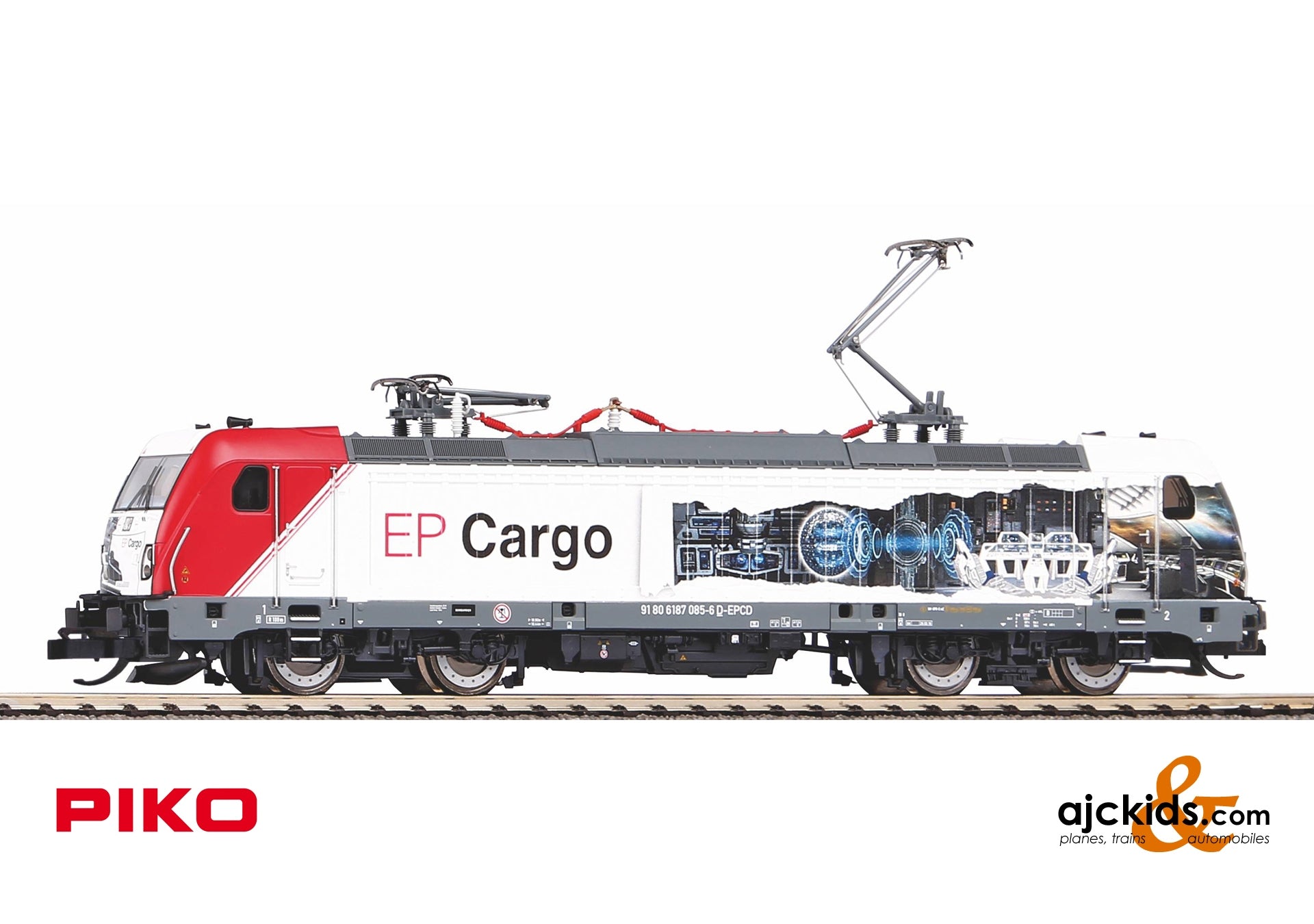 Piko 47801: TT BR 187 Electric EP Cargo VI, Sound – Ajckids